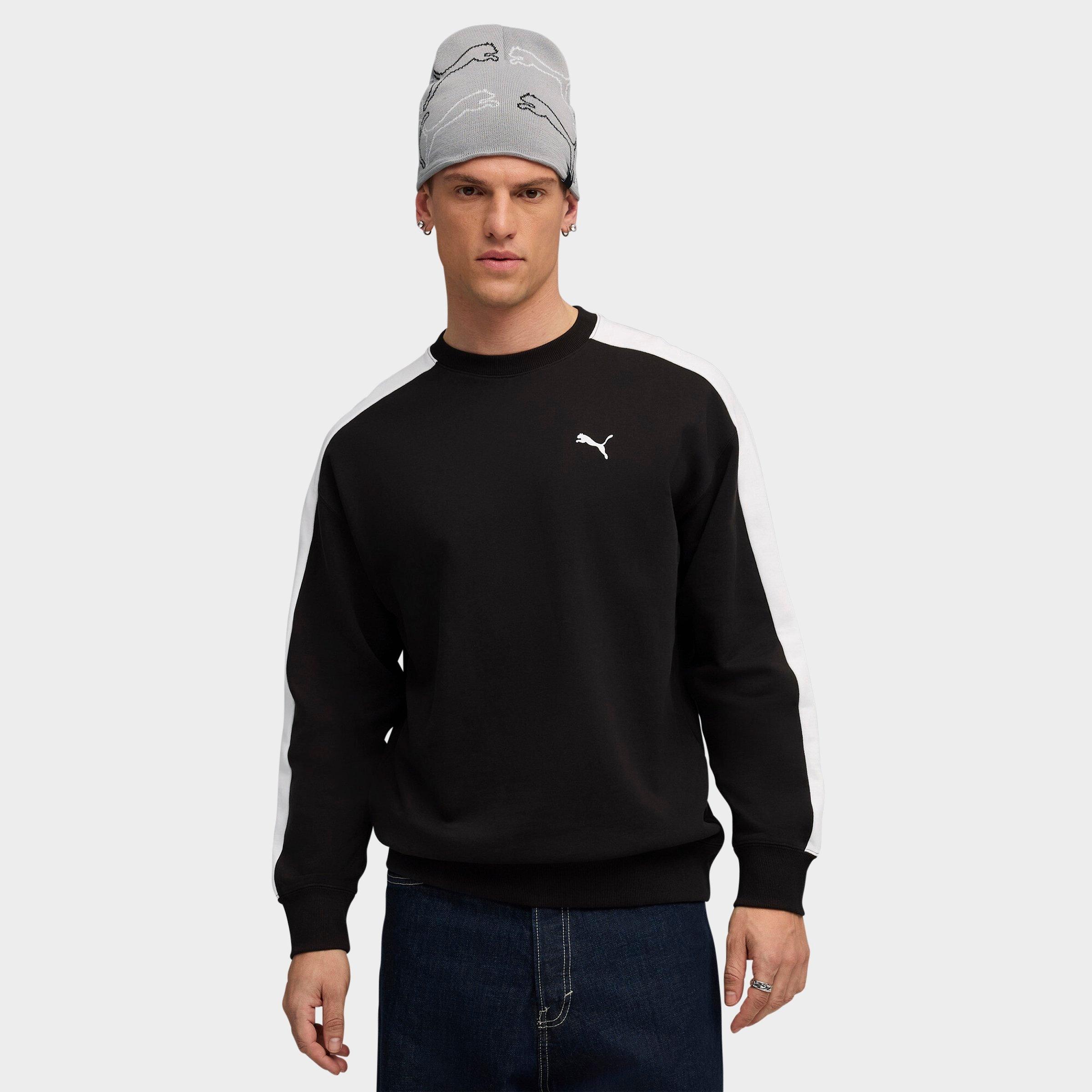 Click here for PUMA Mens T7 Relaxed Crewneck Sweatshirt in Puma B... prices