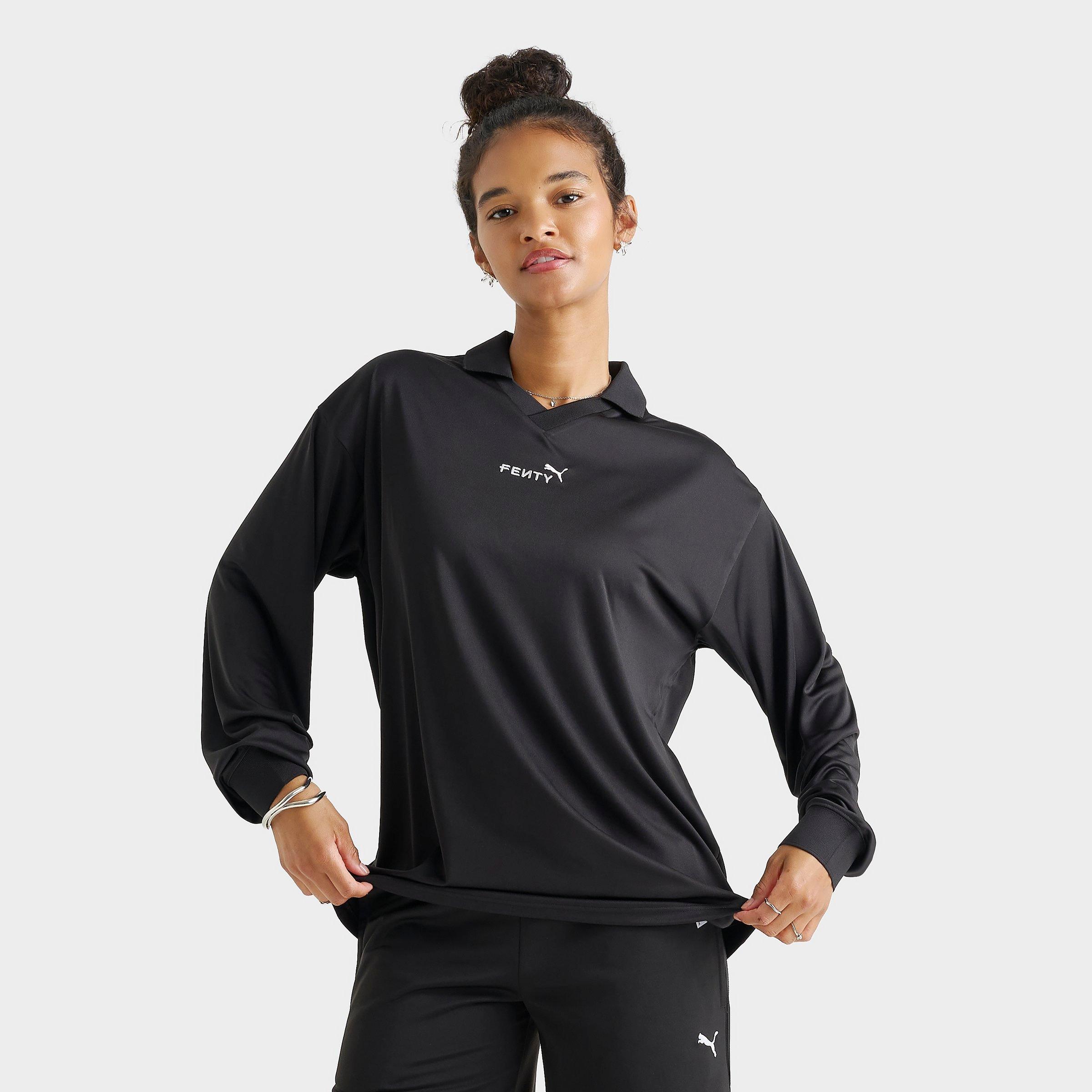 Click here for PUMA Womens FENTY x Goalie Jersey in Puma Black Si... prices