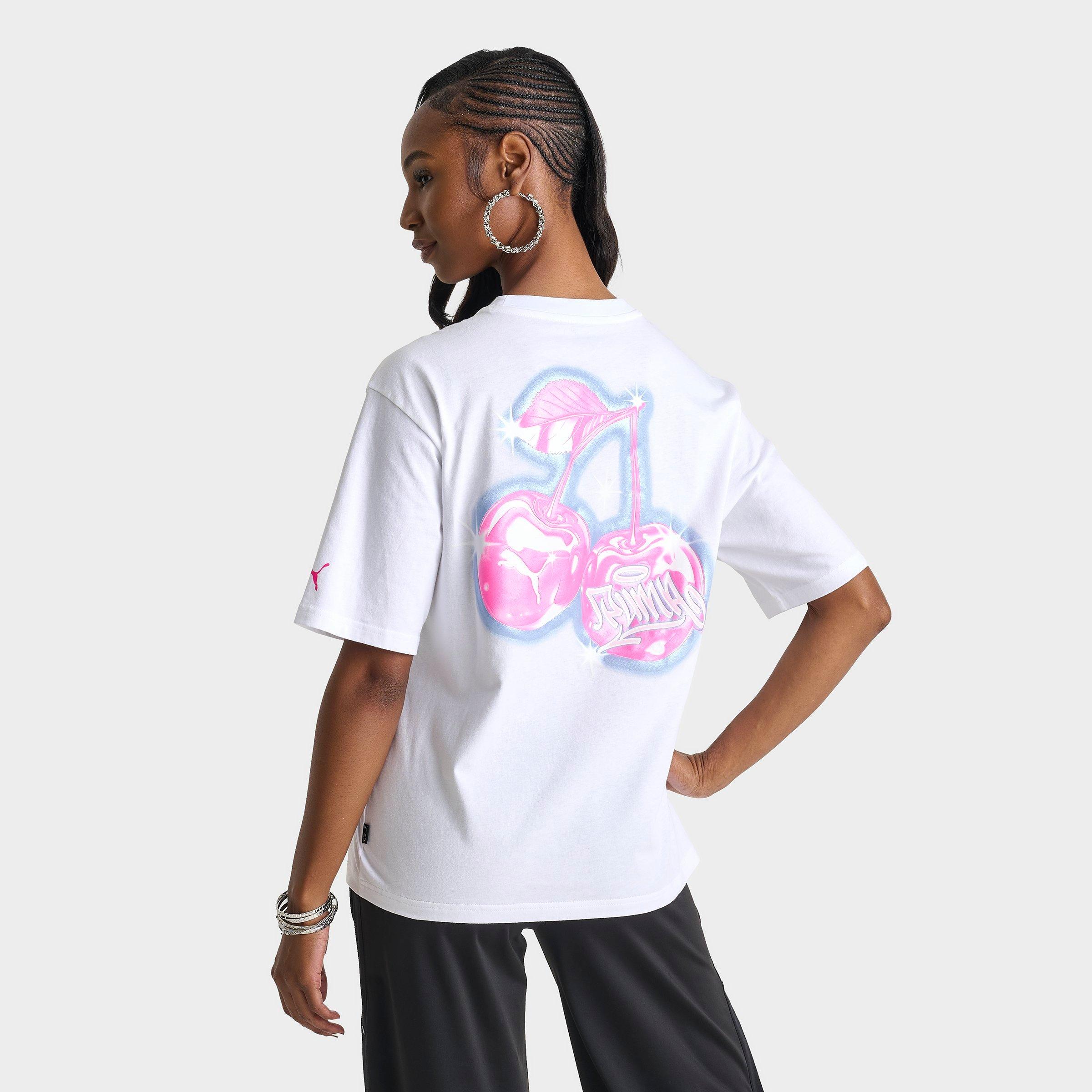 Click here for PUMA Womens Jer-She 20 T-Shirt in White/Pink Size:... prices