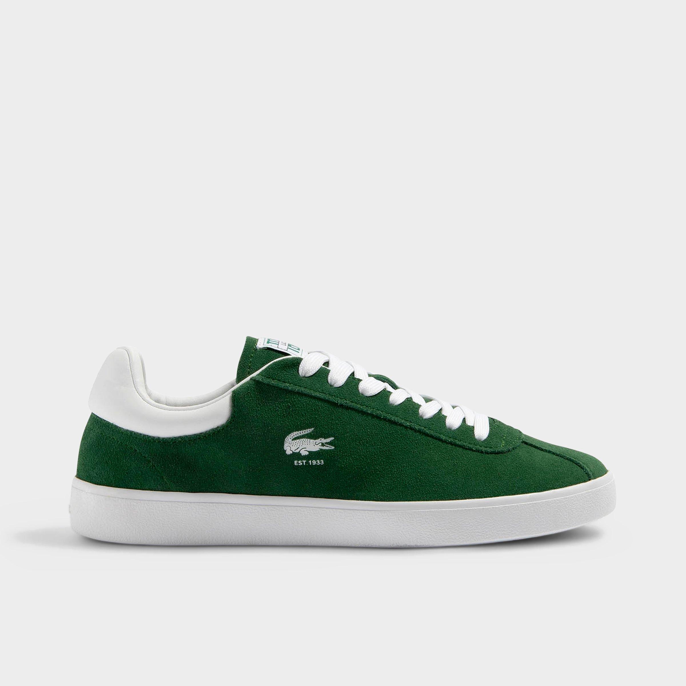 Click here for Lacoste Mens Baseshot Suede Casual Shoes in Green... prices