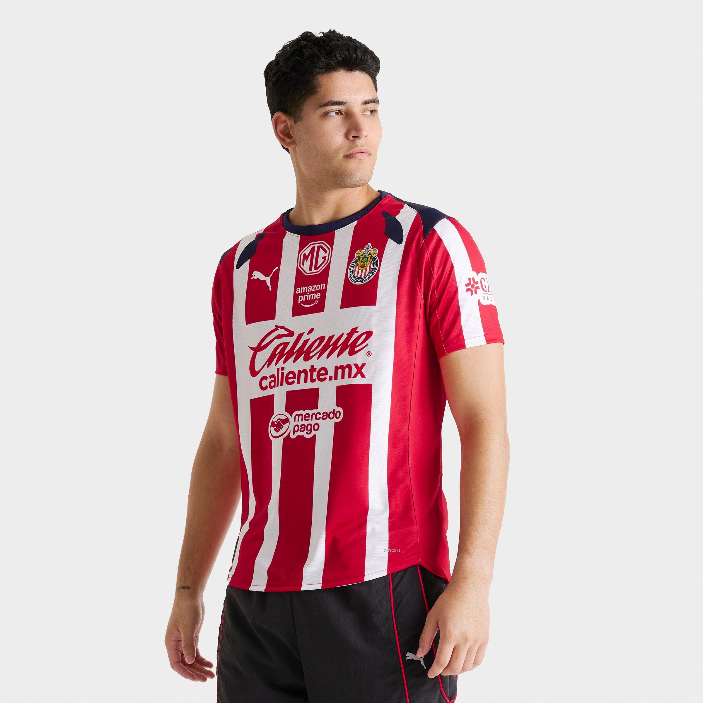Puma Mens Red Chivas 2025/26 Home Replica Jersey - Red