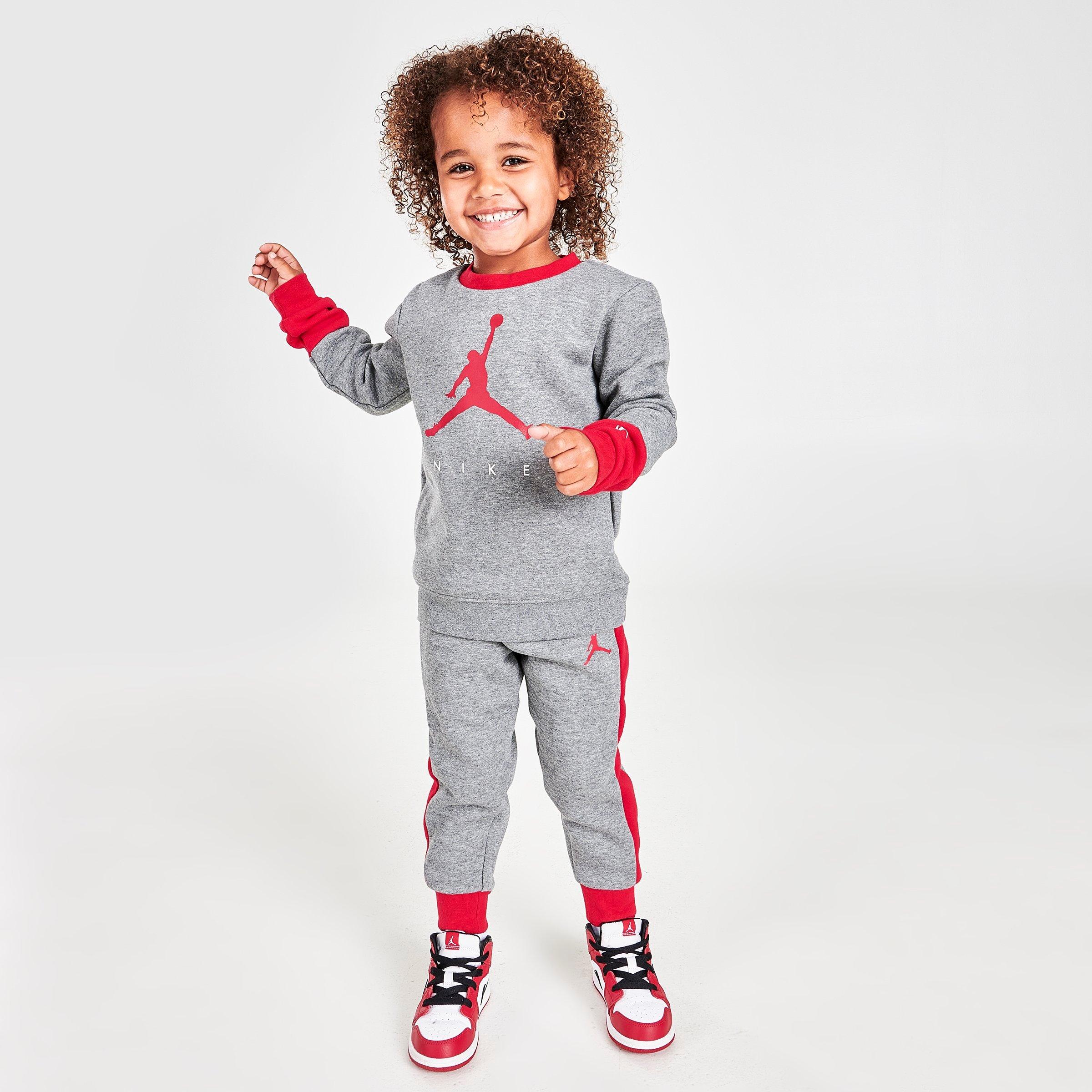 Click here for Jordan Boys Toddler Jumpman Crewneck Sweatshirt an... prices