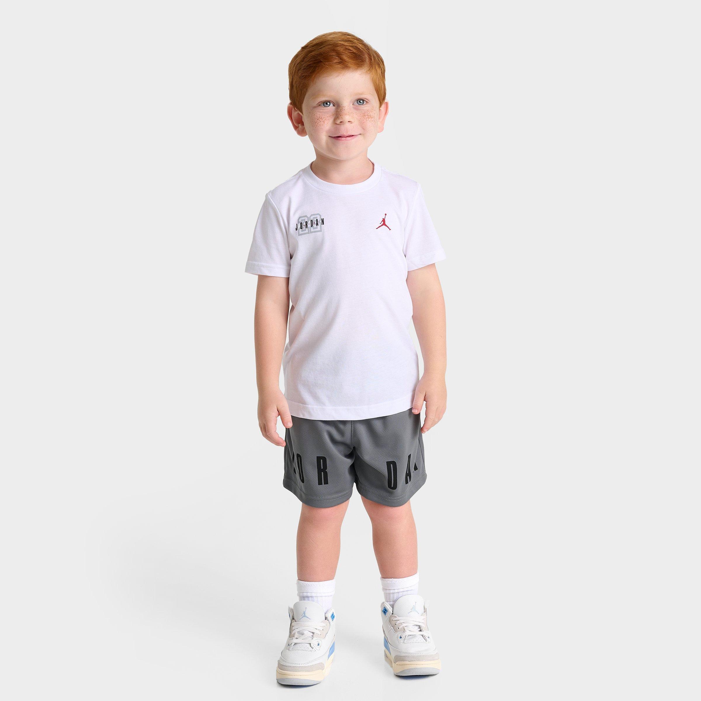 Click here for Jordan Kids Toddler Courtyard T-Shirt and Shorts S... prices