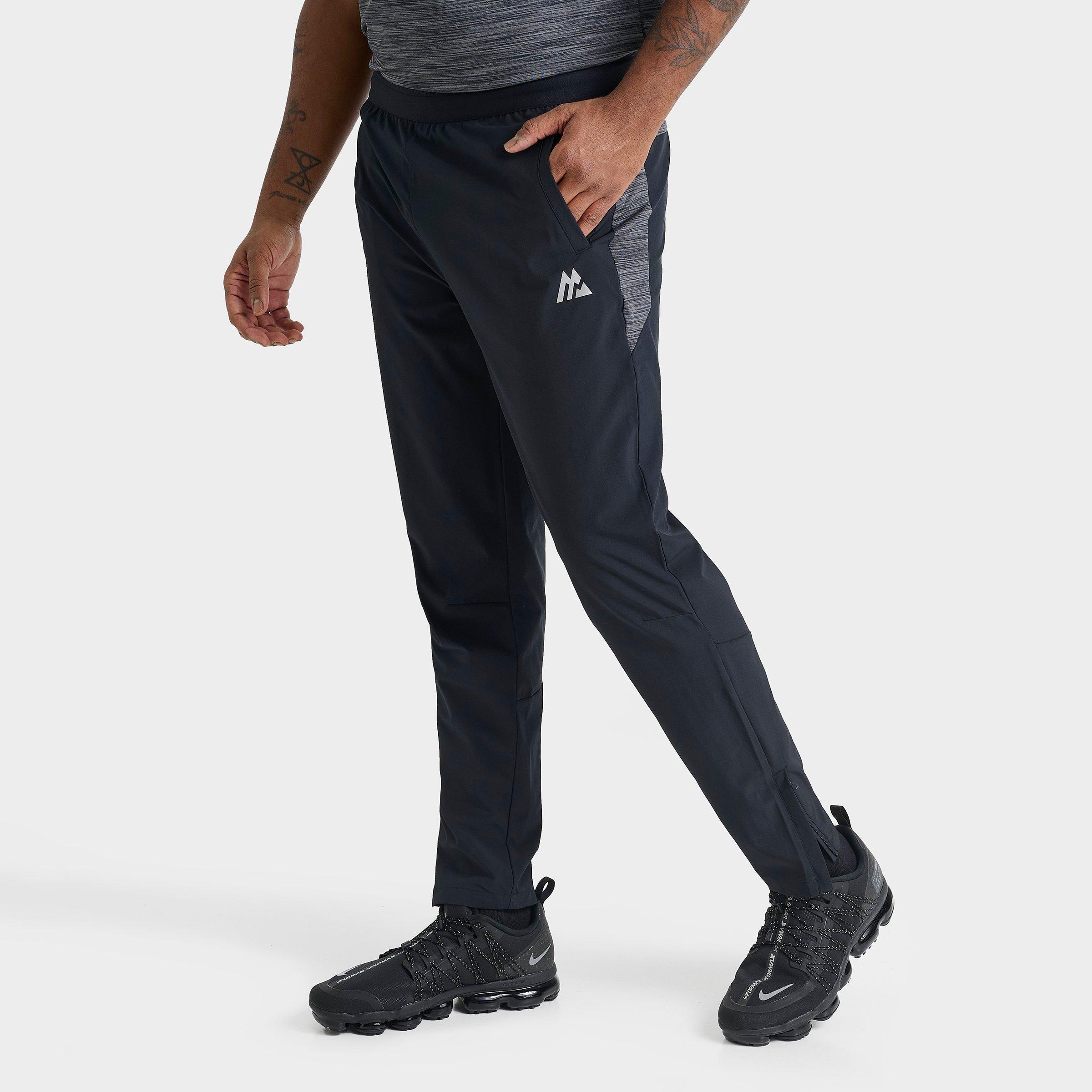 Click here for Montirex Mens Trail Panel Running Pants in Black/A... prices