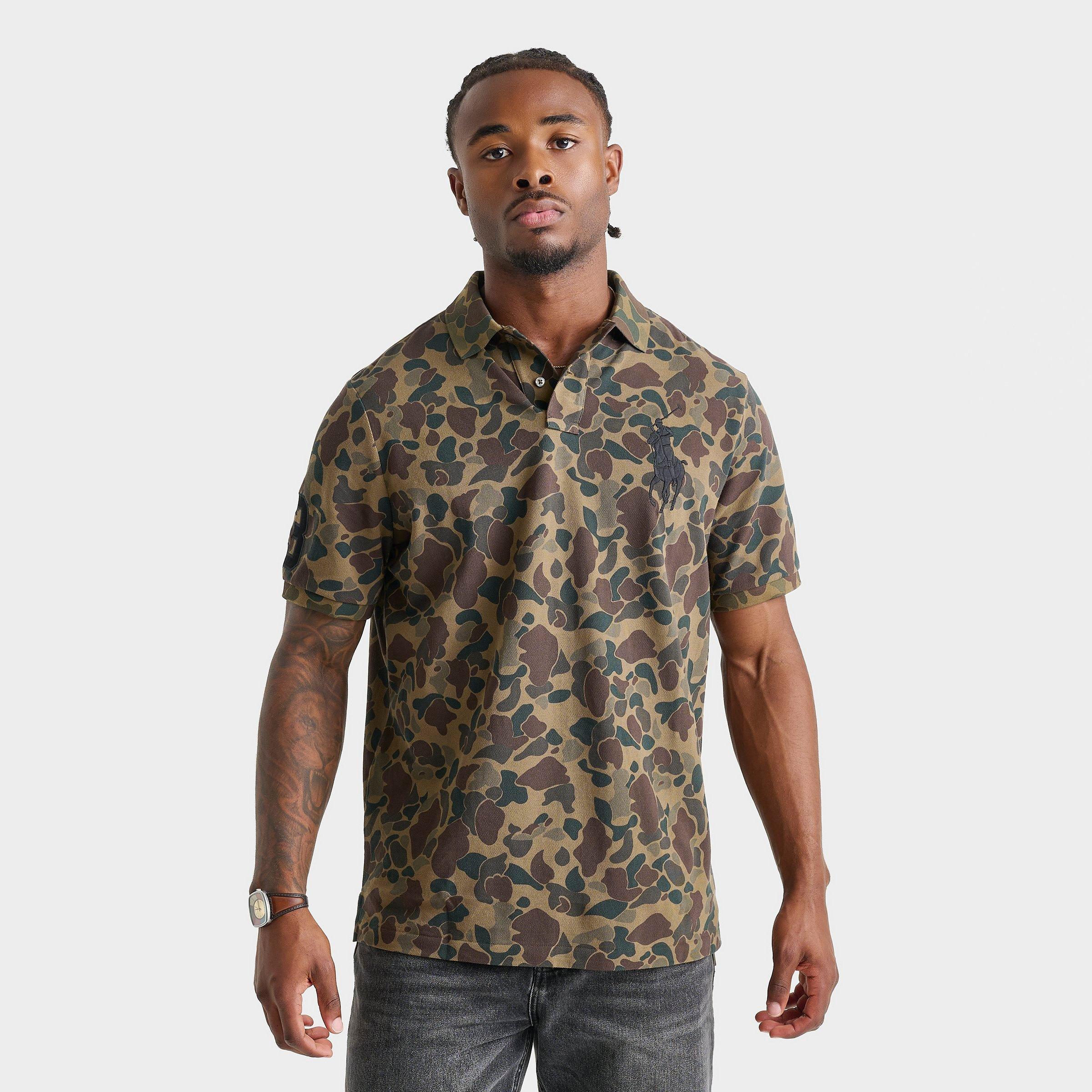 Click here for Polo Ralph Lauren Mens Big Pony Camo Mesh Polo Shi... prices