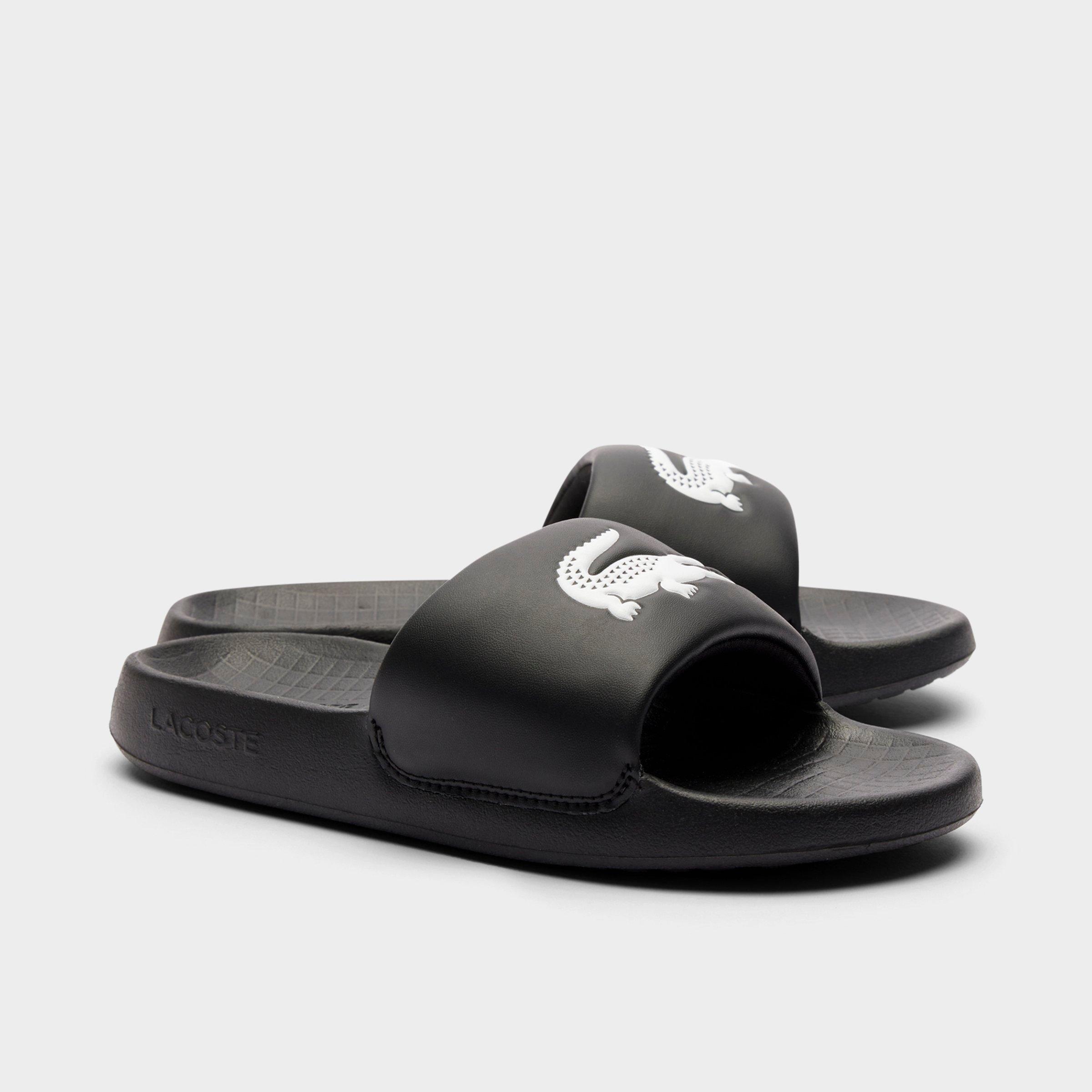 Click here for Lacoste Big Kids Serve Slide 1.0 Slide Sandals in... prices