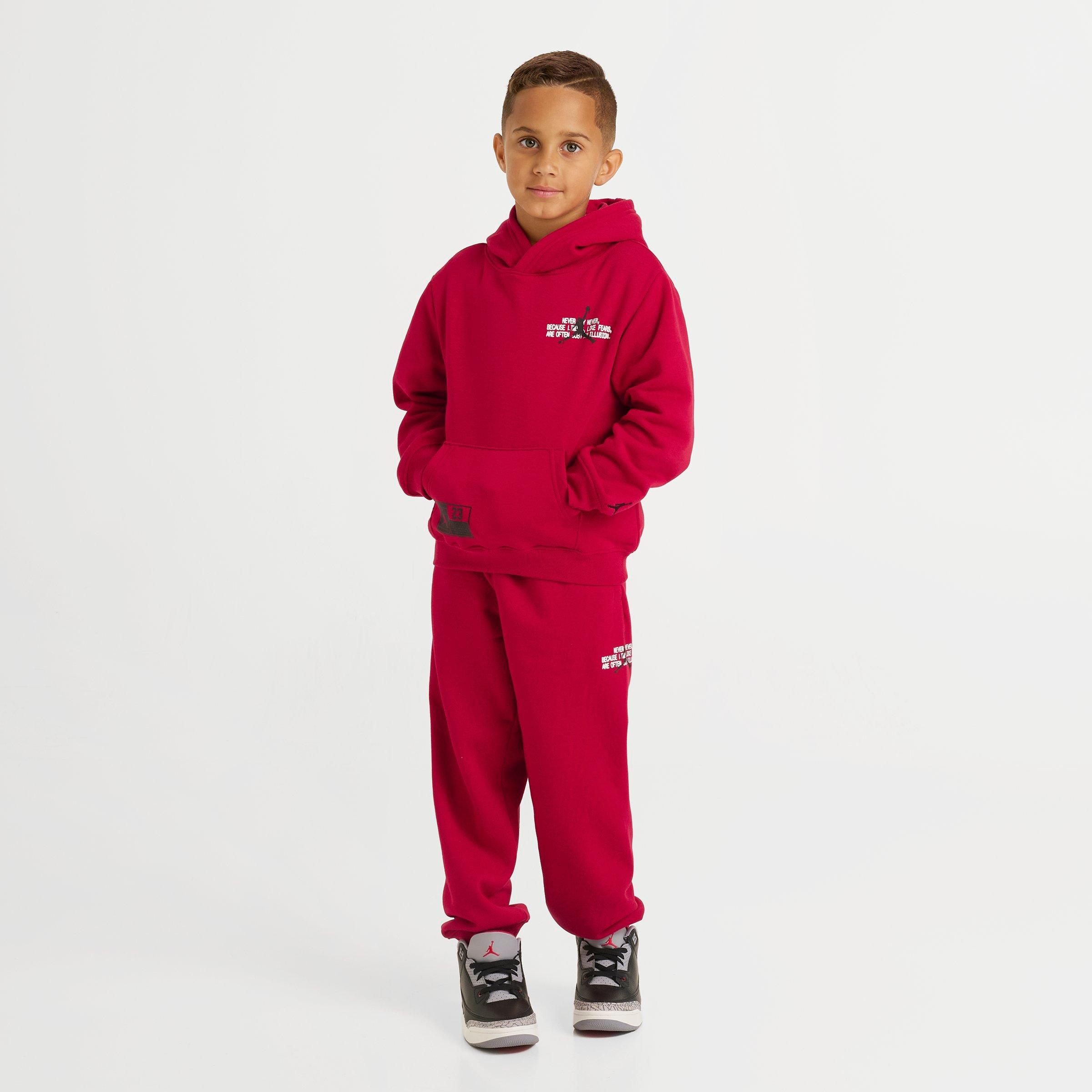 Click here for Jordan Little Kids Jumpman Stamp Pullover Hoodie a... prices