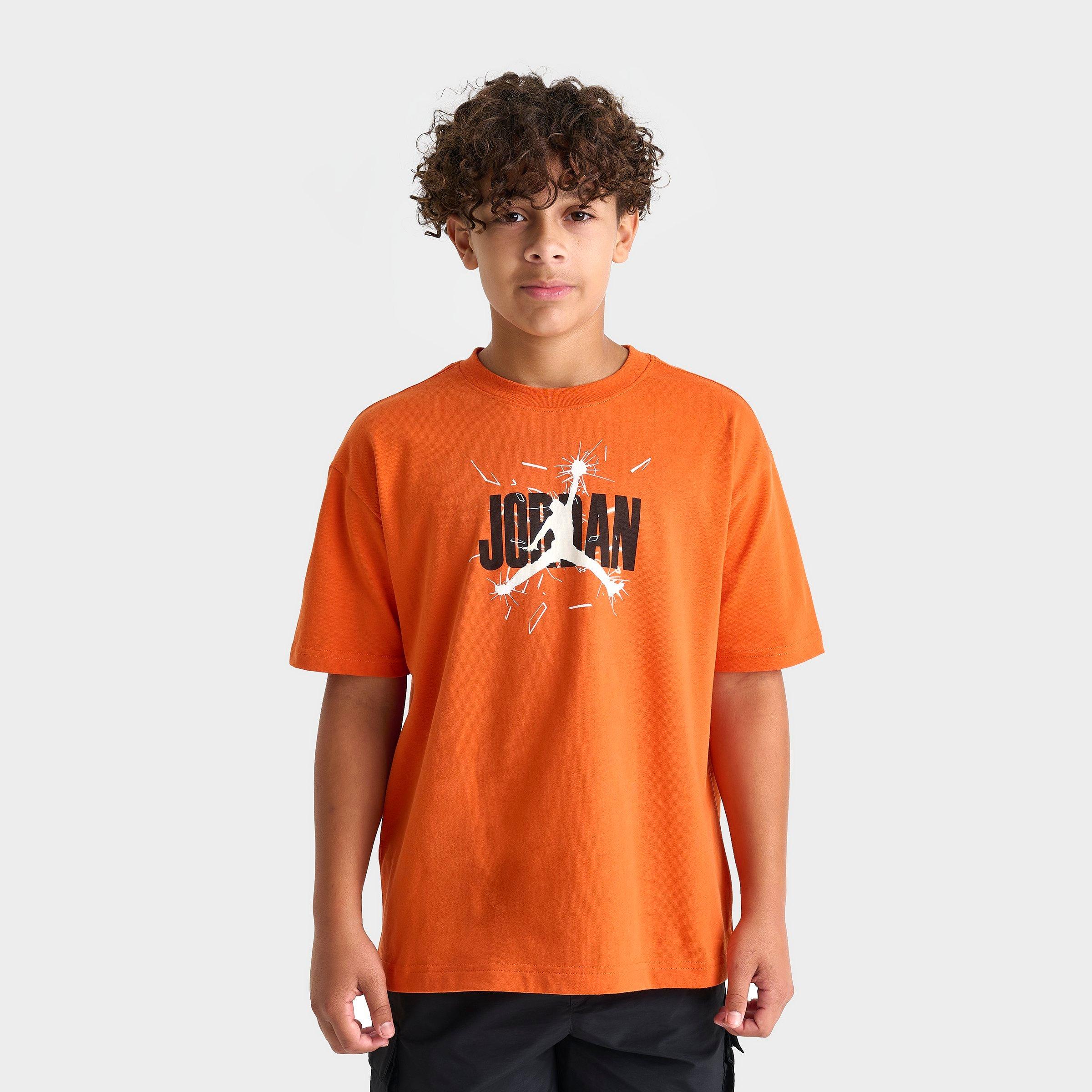 Click here for Jordan Big Kids 85 Shatter T-Shirt in Starfish Siz... prices
