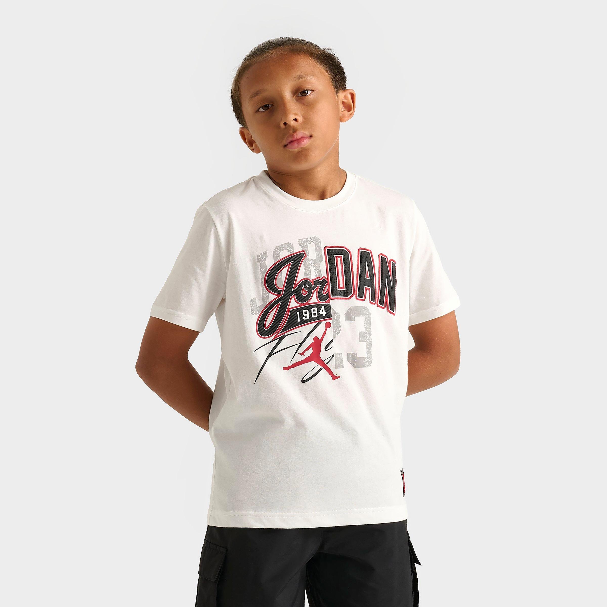 Click here for Jordan Big Kids Varsity Split T-Shirt in Sail Size... prices