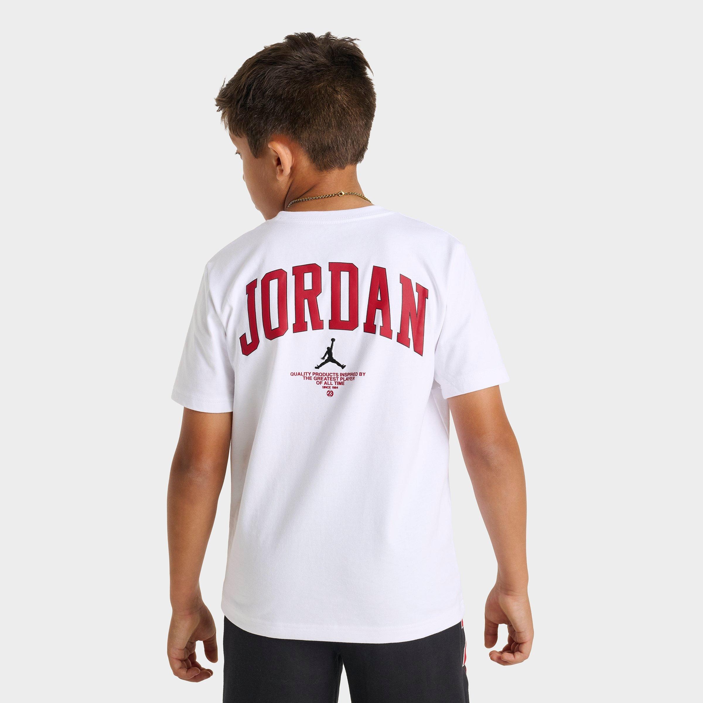 Click here for Jordan Big Kids Flight Arch T-Shirt in White Size:... prices