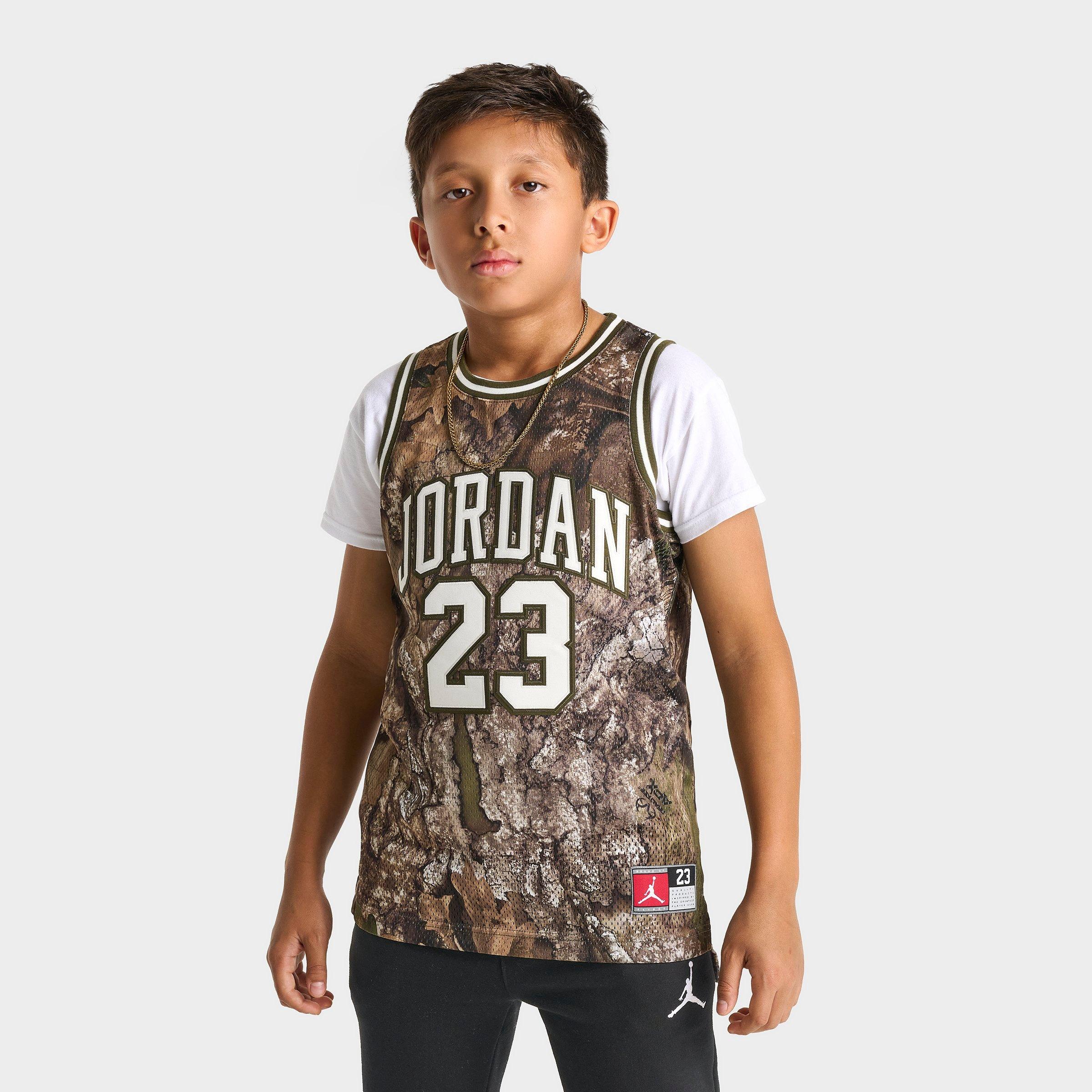 Click here for Jordan Big Kids Flight x Realtree Allover Print Je... prices