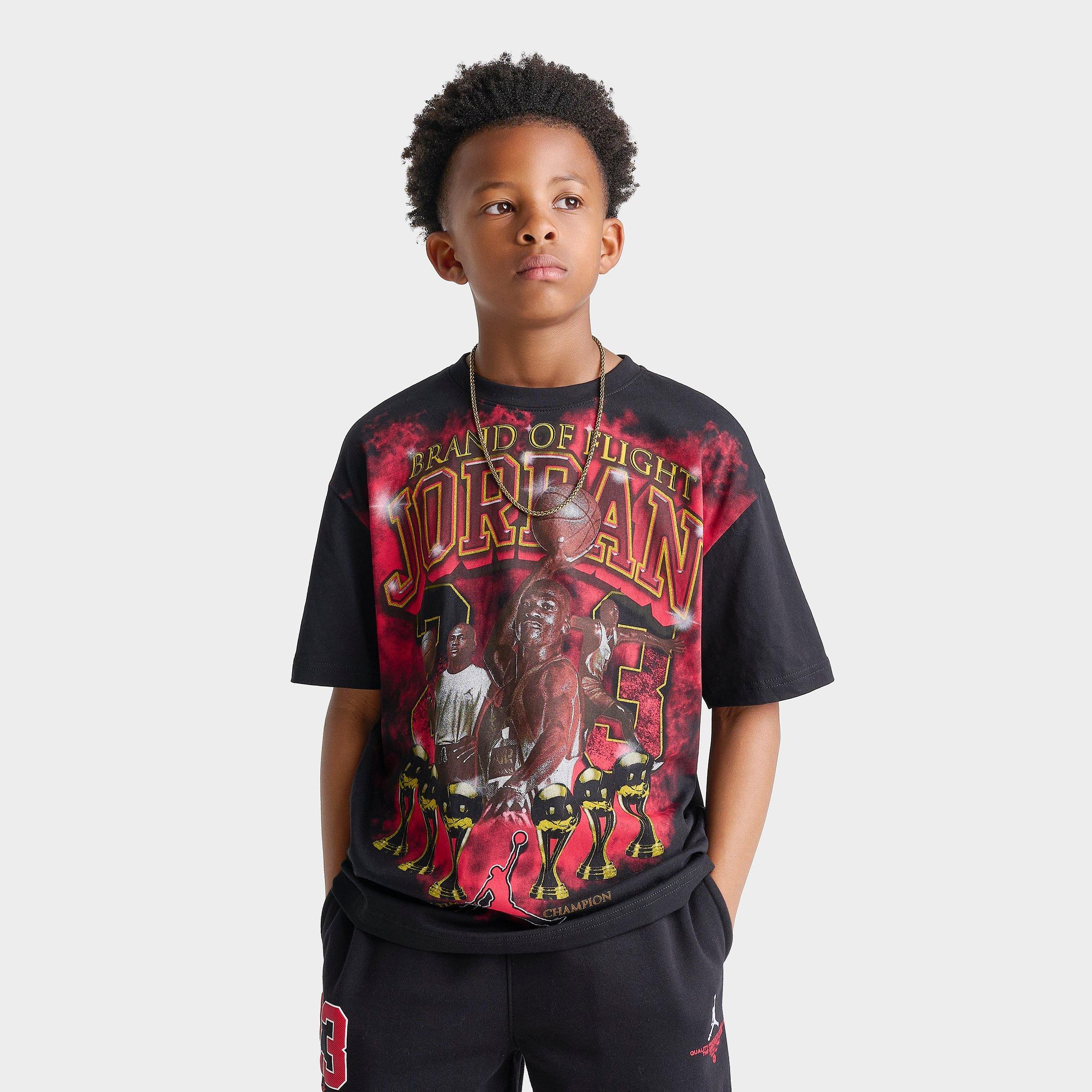 Click here for Jordan Big Kids Brand of Flight Graphic T-Shirt in... prices