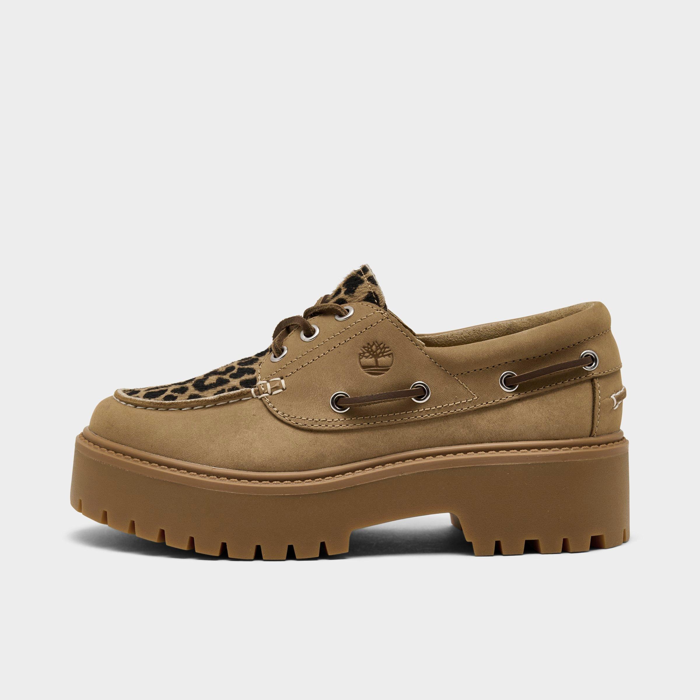 Click here for Timberland Womens Stone Street 3-Eye Leopard Print... prices