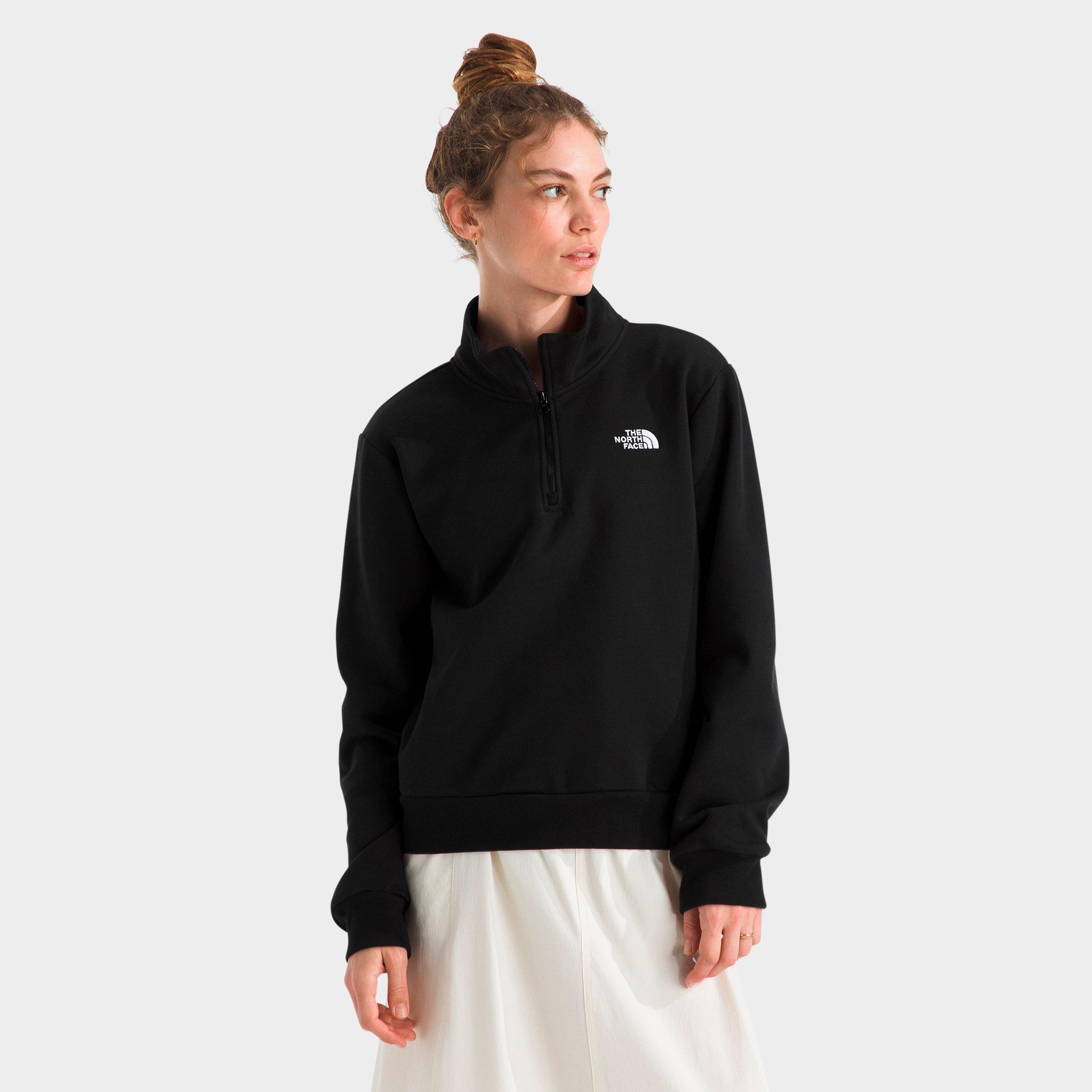 The North Face Womens Evolution Simple Dome Regular Quarter Zip Sweatshirt - The North Face Black