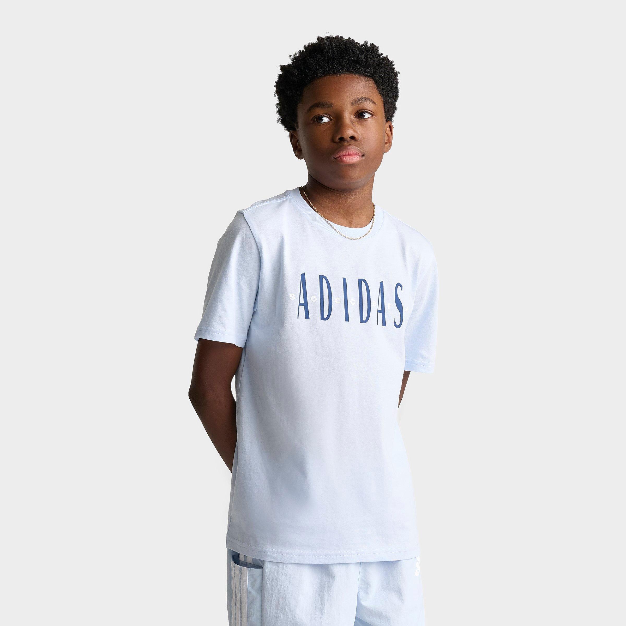 Click here for adidas Boys Big Kids Soccer T-Shirt in Crystal Sky... prices