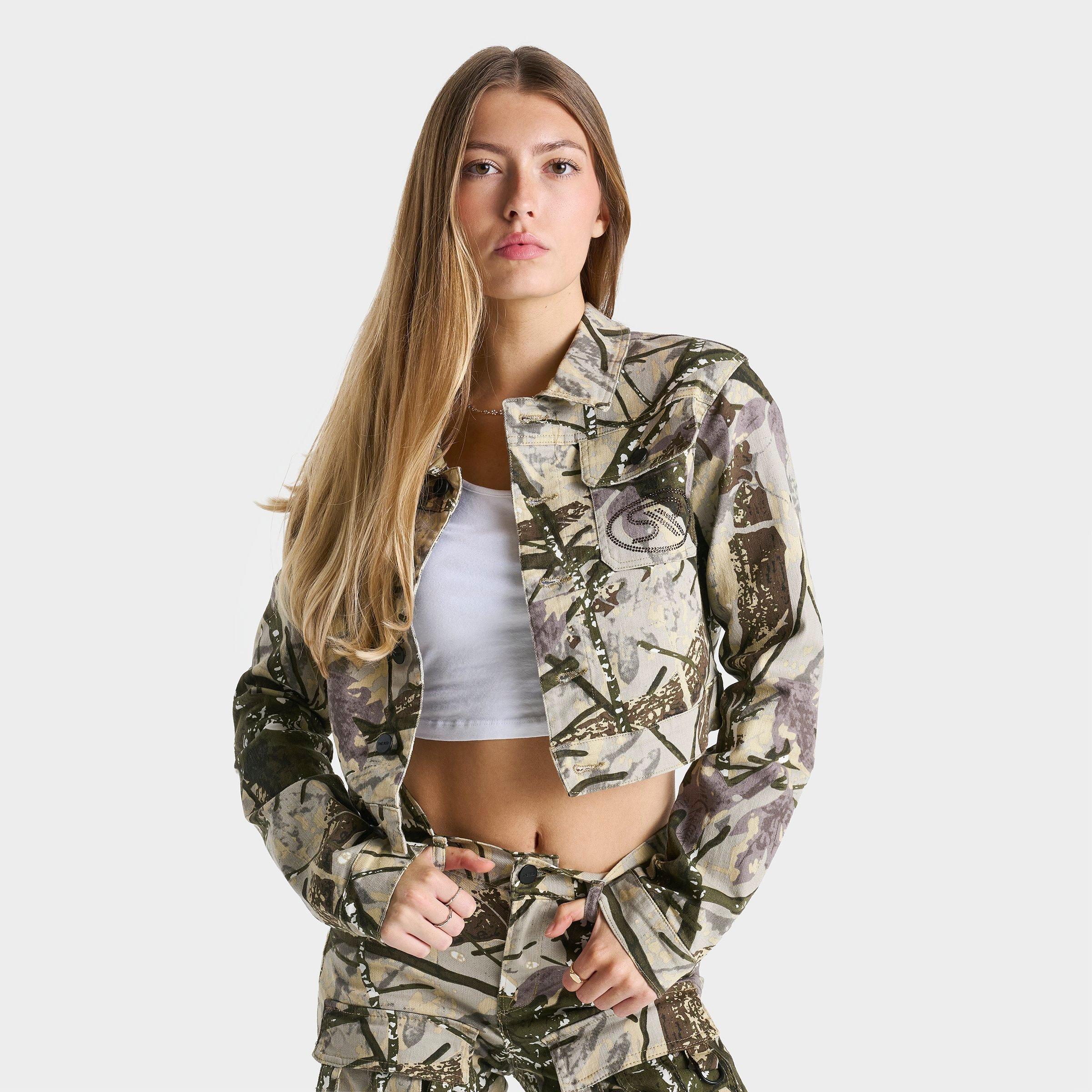 Click here for Smoke Rise Womens Olivia Denim Worker Jacket in Ol... prices