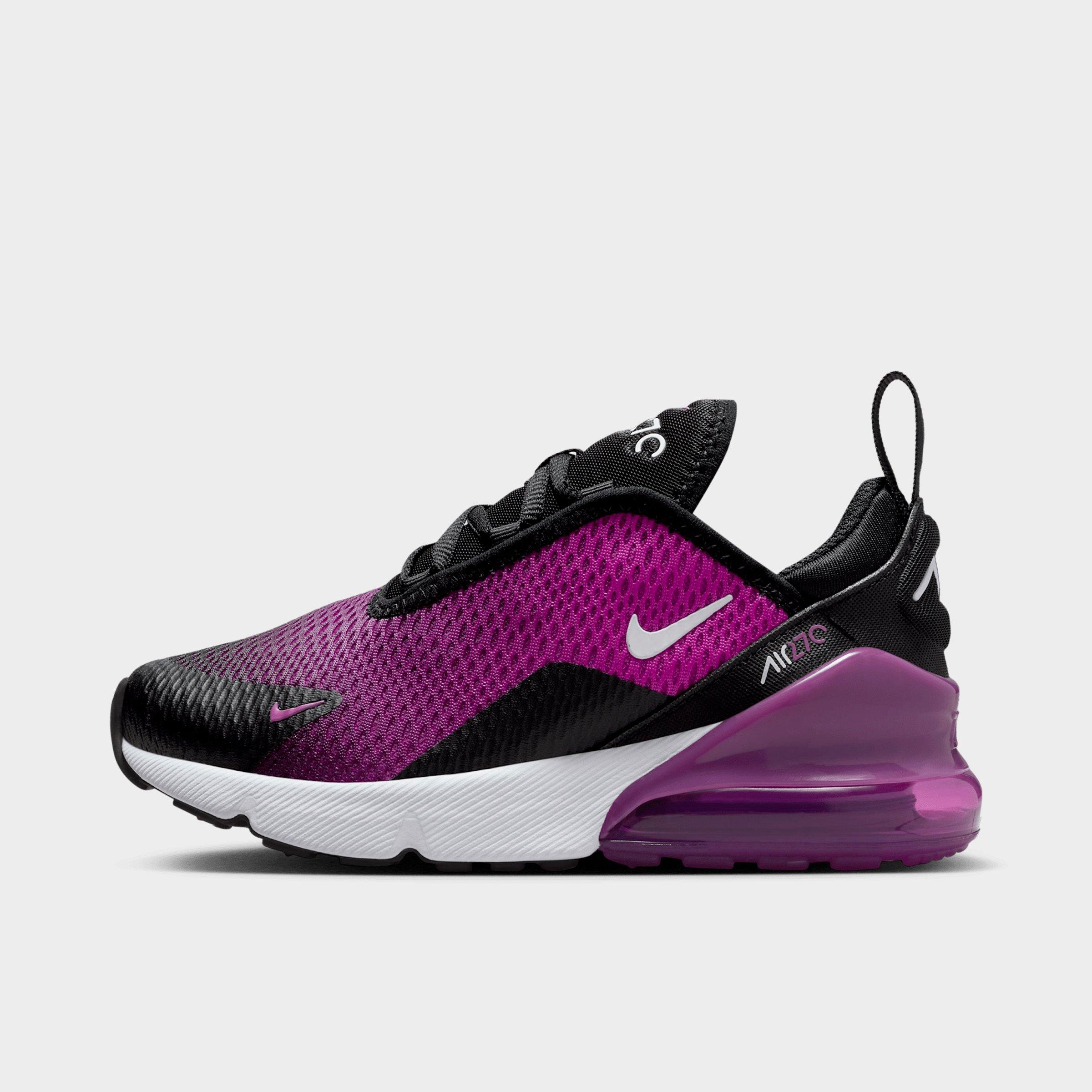 Click here for Nike Little Kids Air Max 270 Casual Shoes in Black... prices