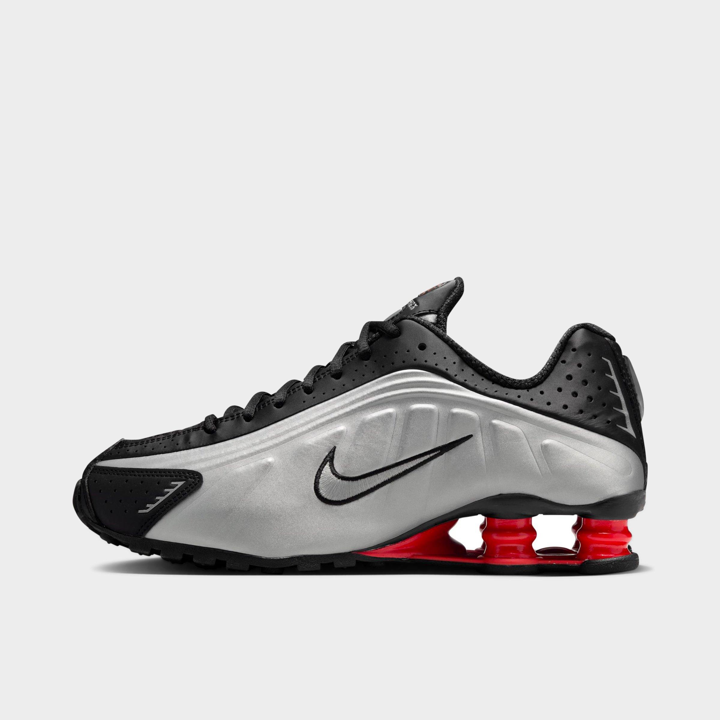 Click here for Nike Womens Shox R4 Casual Shoes in Black/Metallic... prices
