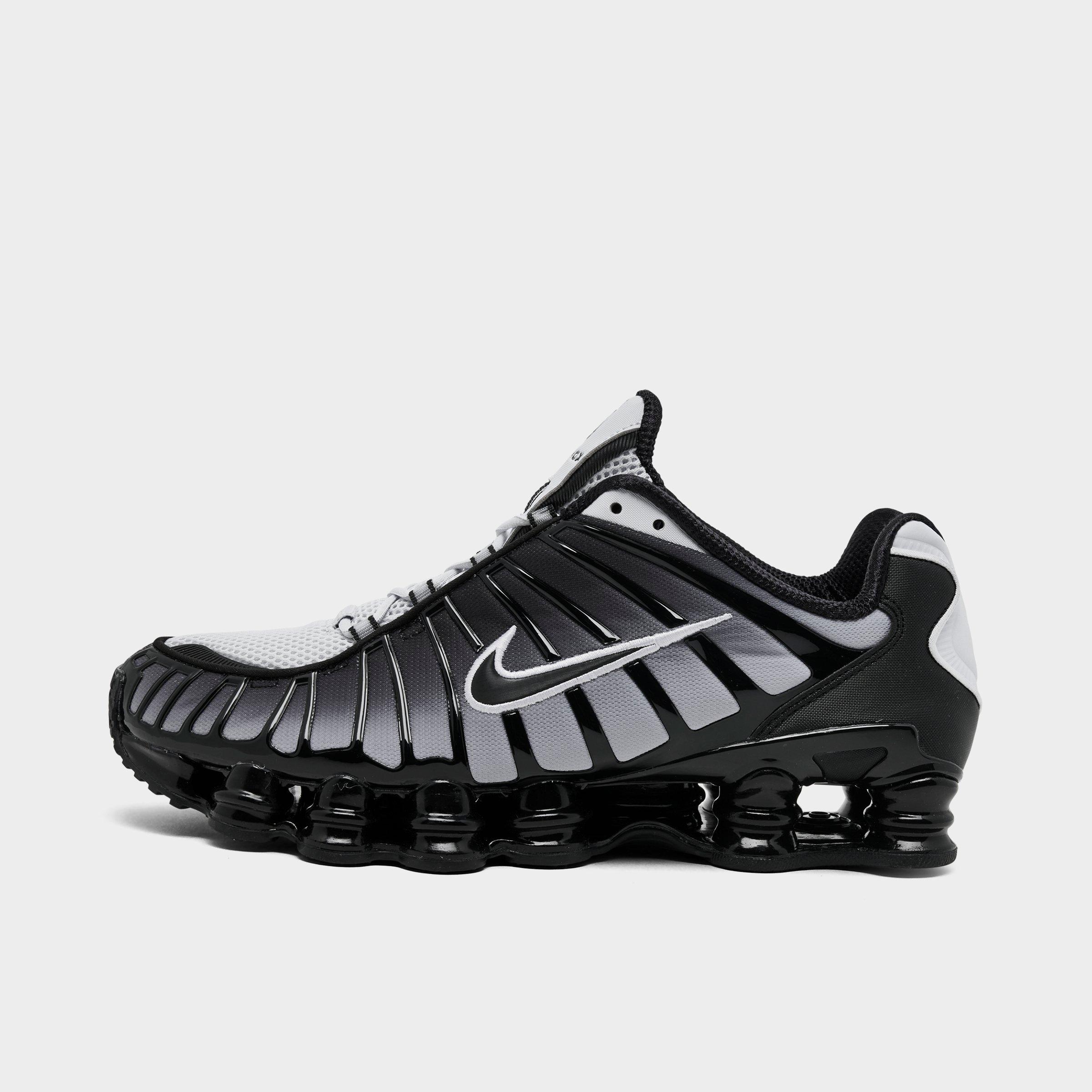 Click here for Nike Mens Shox TL Casual Shoes in Black/Pure Plati... prices