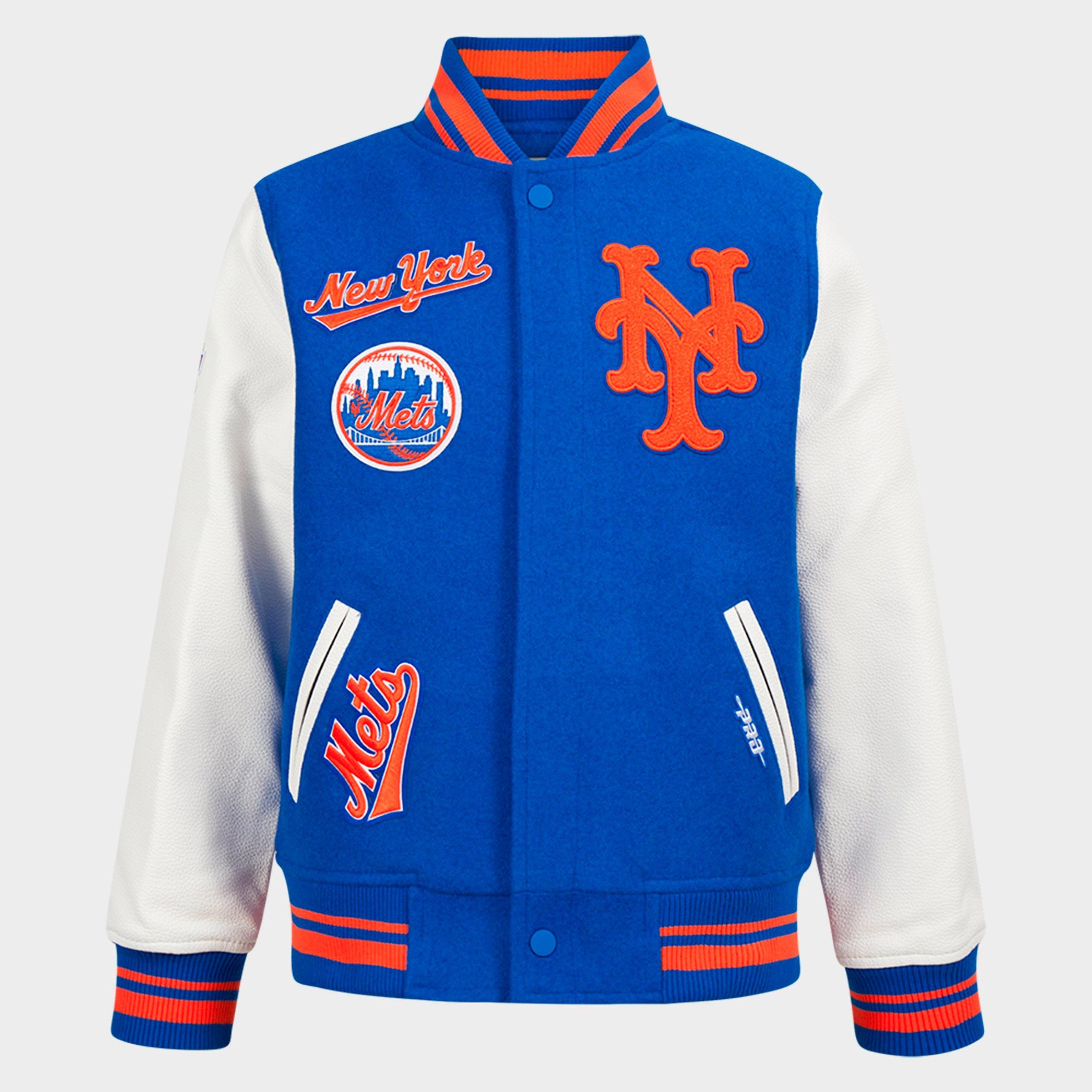 Click here for Pro Standard Big Kids New York Mets MLB Wool Varsi... prices