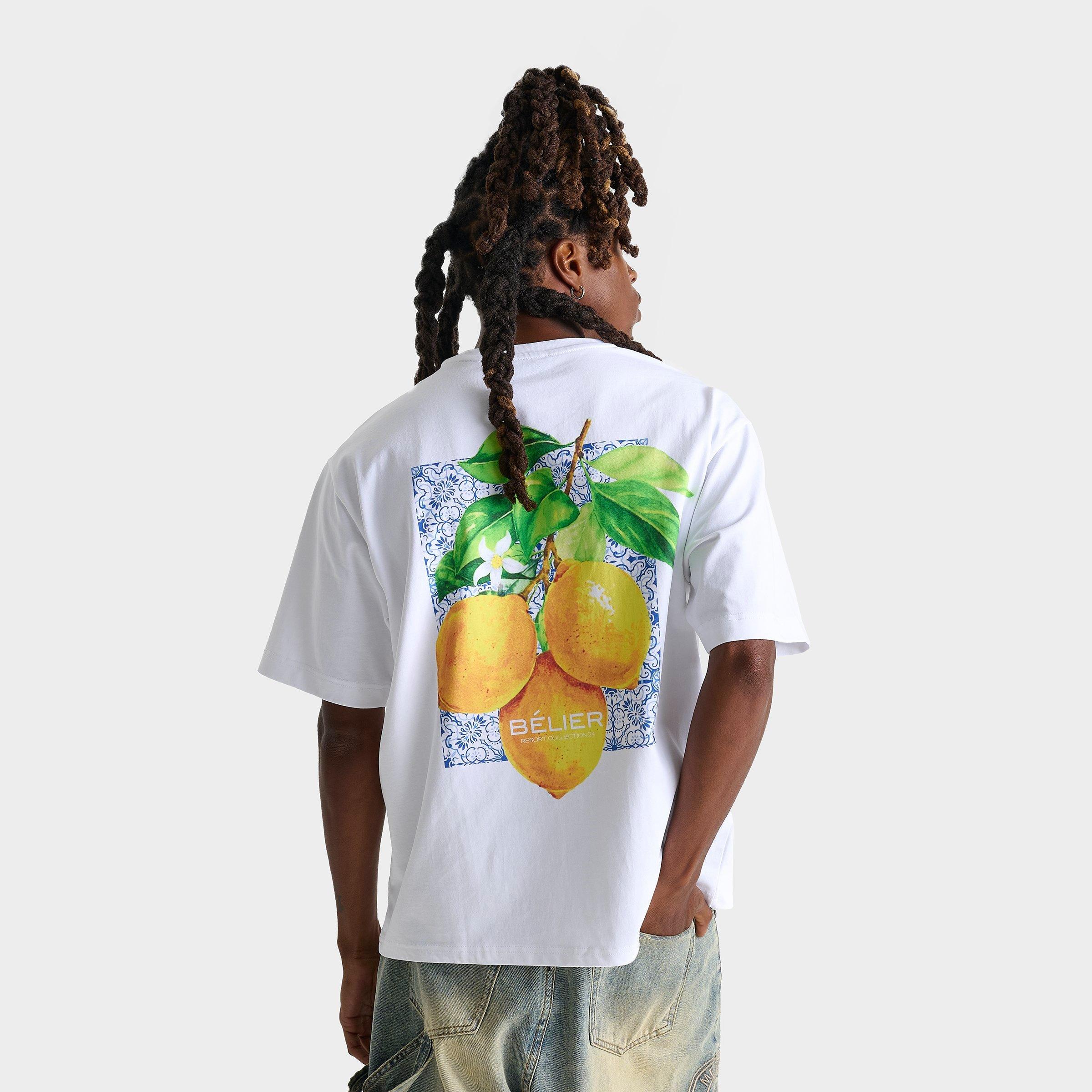 Click here for Belier Mens Bélier Citrus T-Shirt in White Size: S... prices