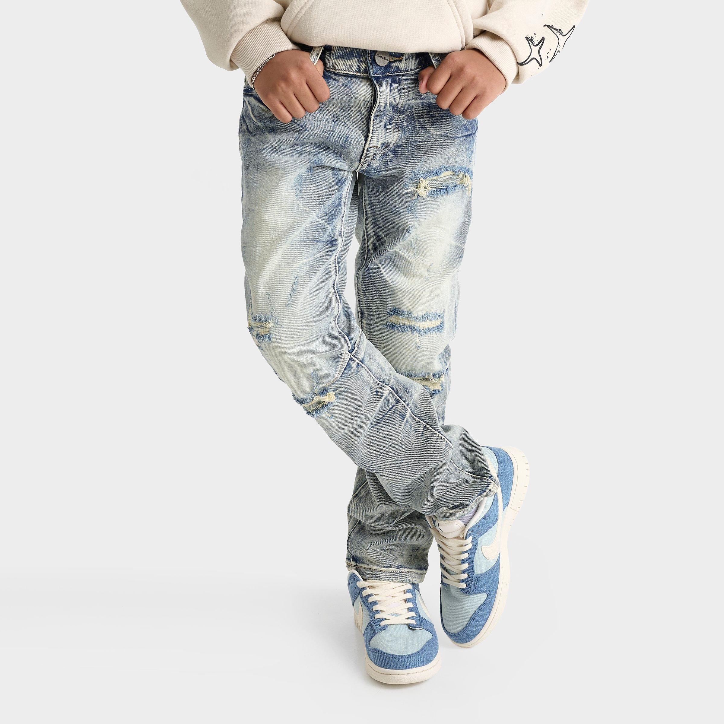 Click here for Smoke Rise Boys Big Kids Slim Denim Jeans in Casca... prices