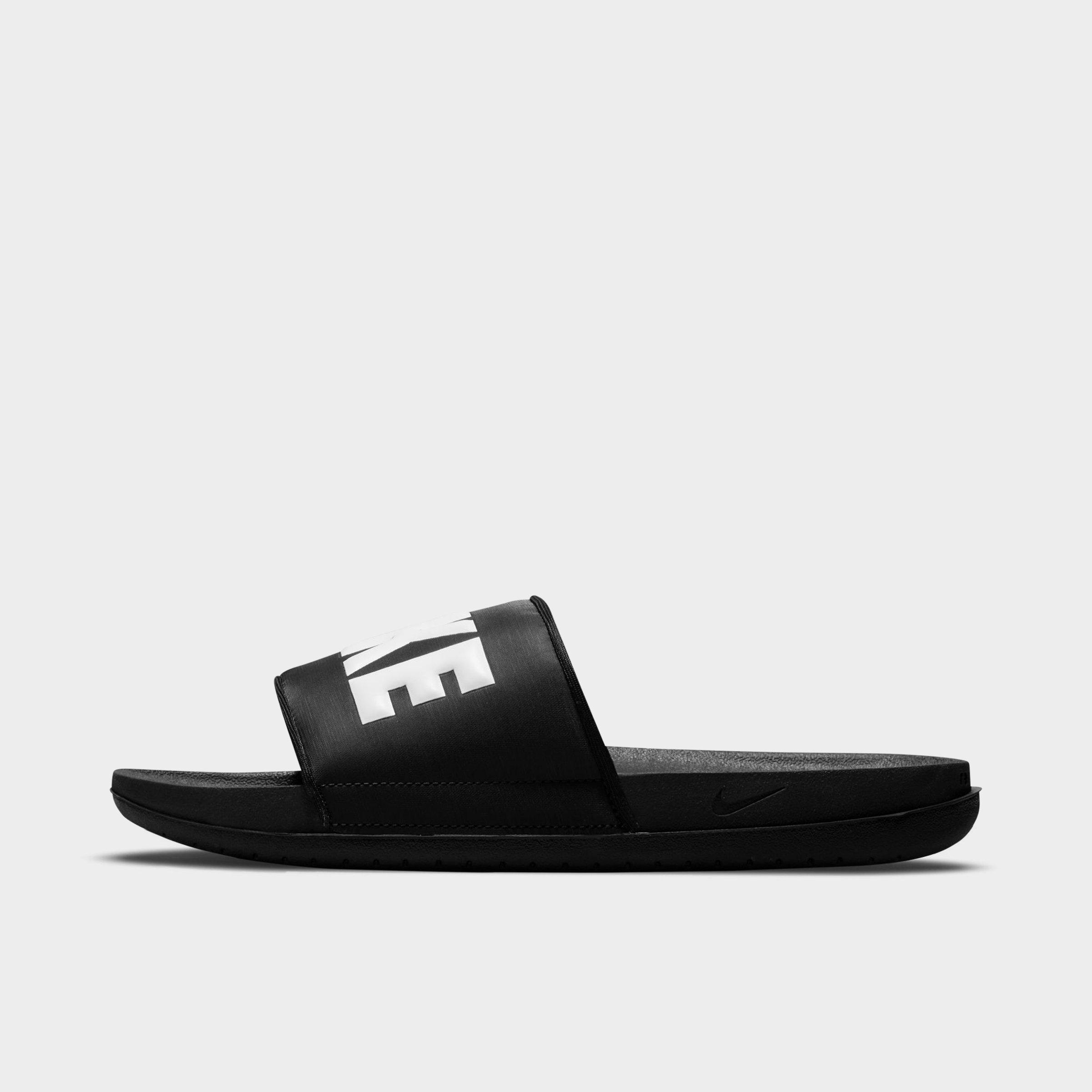 Click here for Nike Mens Offcourt Slide Sandals in Black/White Si... prices