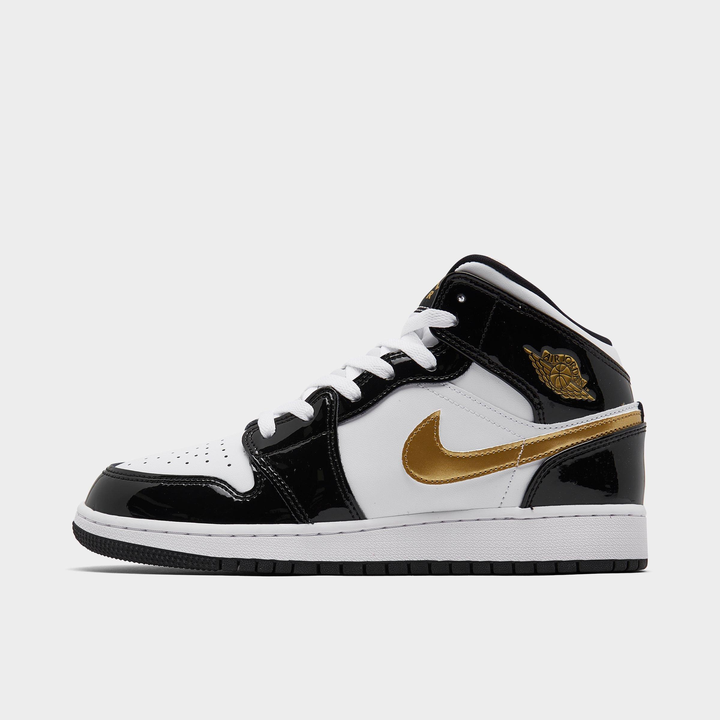 Click here for Jordan Big Kids Air Retro 1 Mid SE Casual Shoes in... prices
