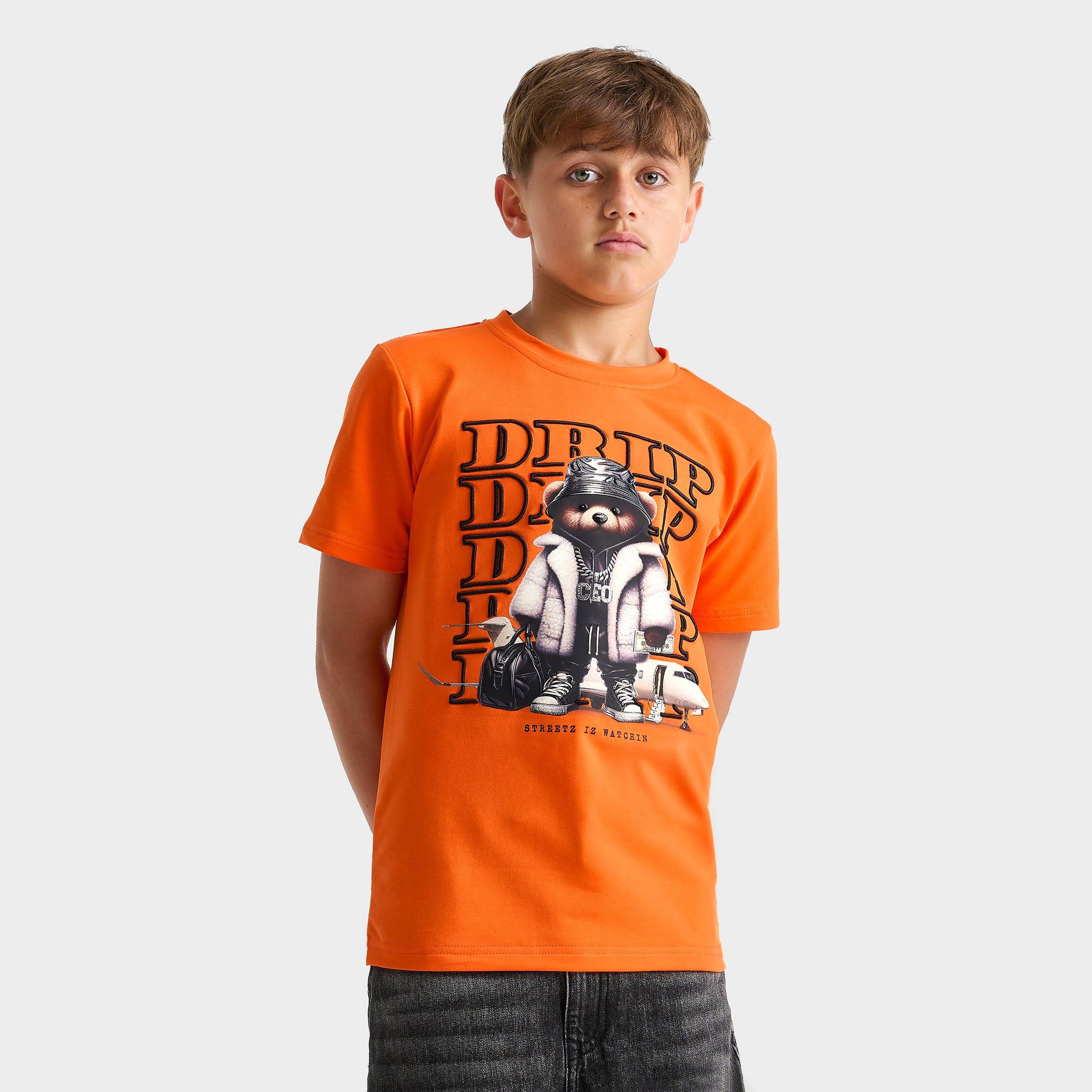 Click here for Streetz Iz Watchin Big Kids Drip Teddy T-Shirt in... prices