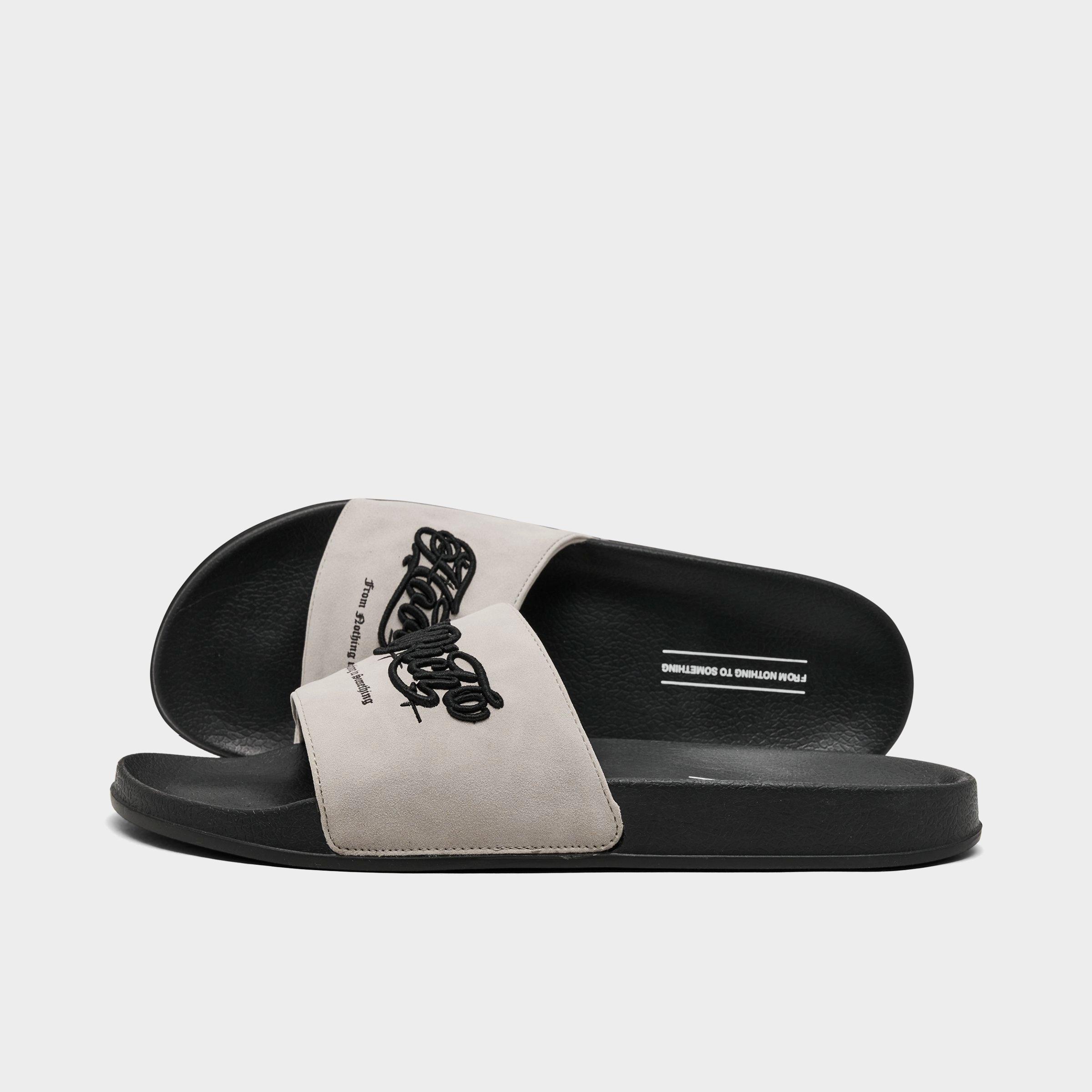 Click here for Hoodrich Mens Strike Slide Sandals in Black/Grey S... prices