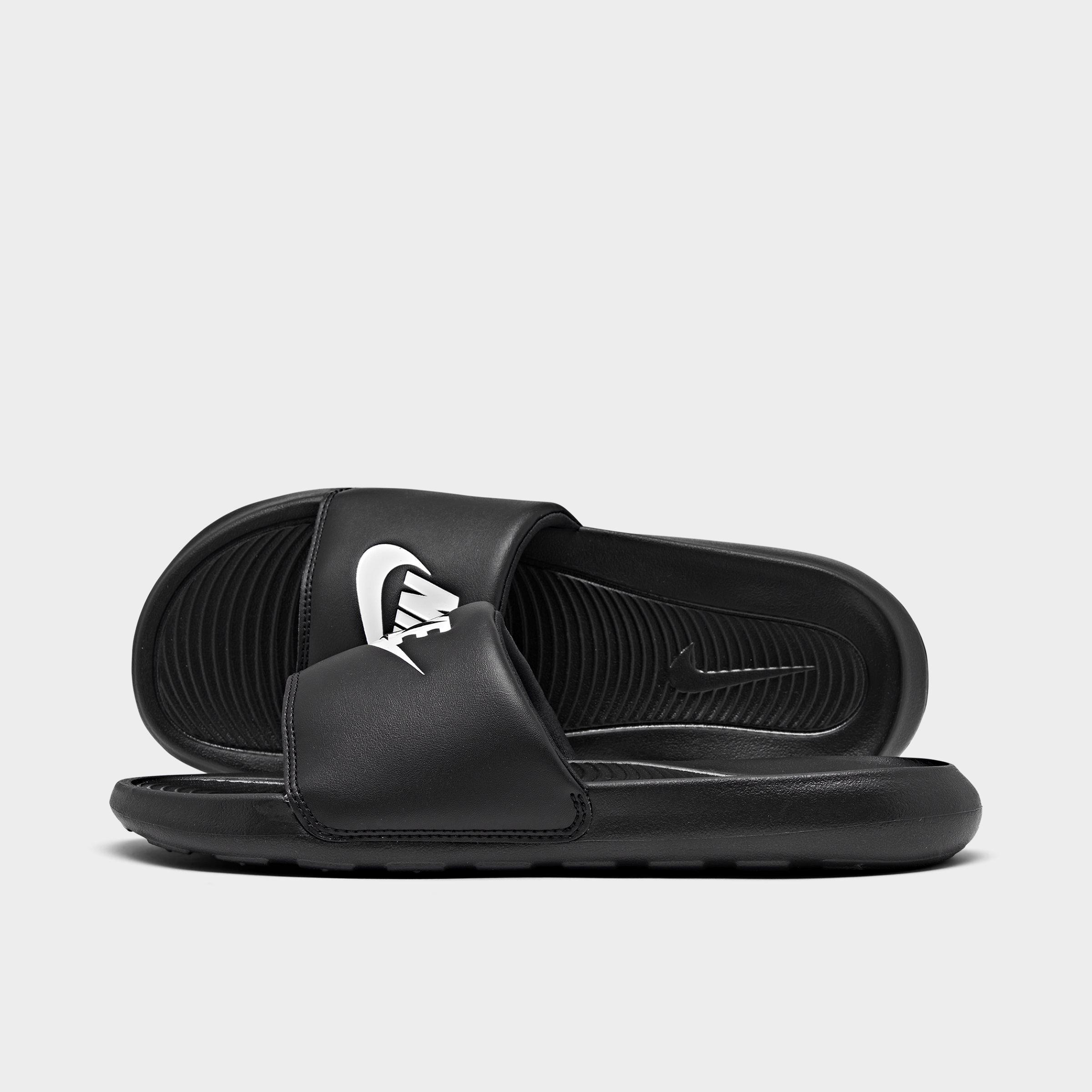 Click here for Nike Womens Victori One Slide Sandals in Black/Whi... prices