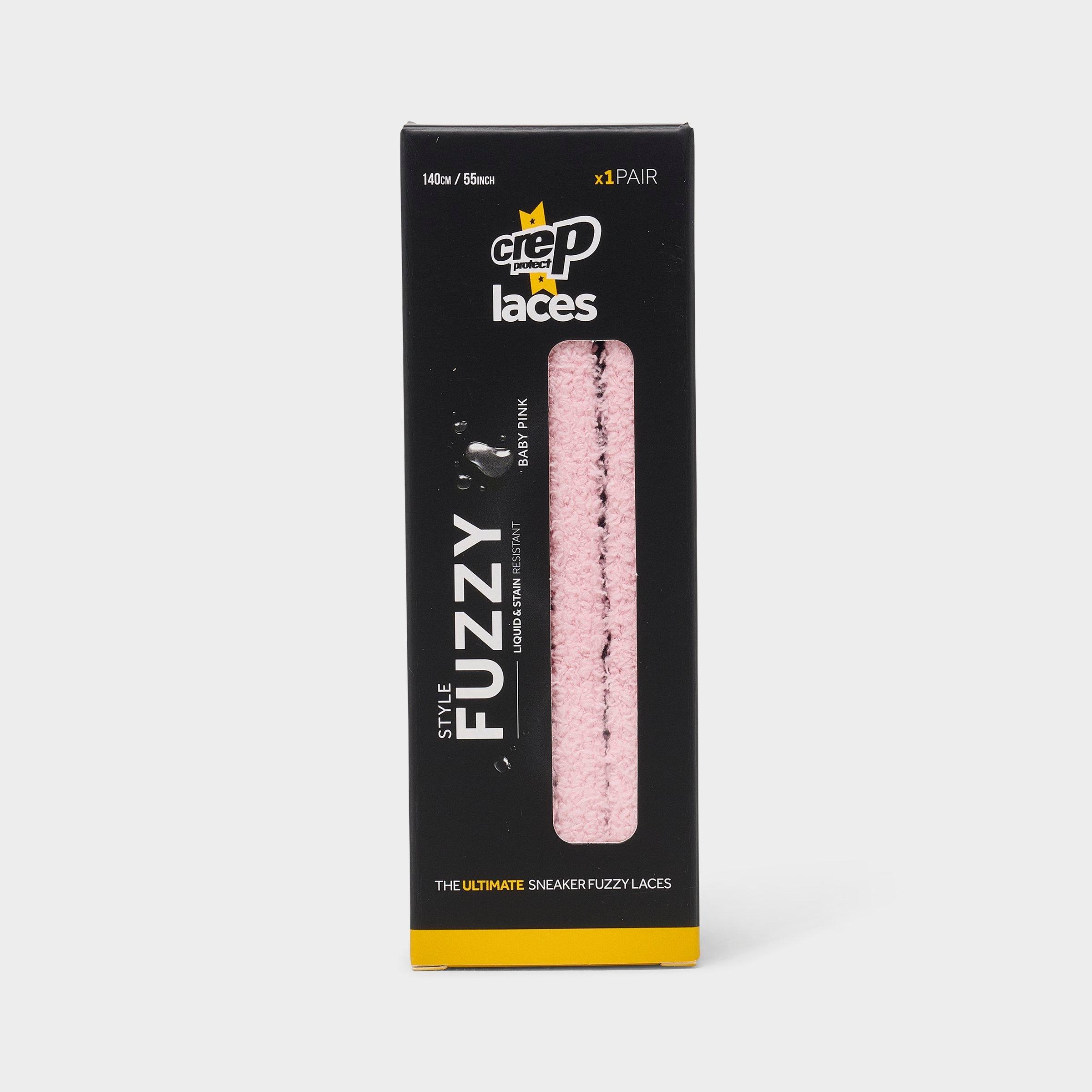 Click here for Crep Protect Pre-Treated Fuzzy Laces in Baby Pink prices