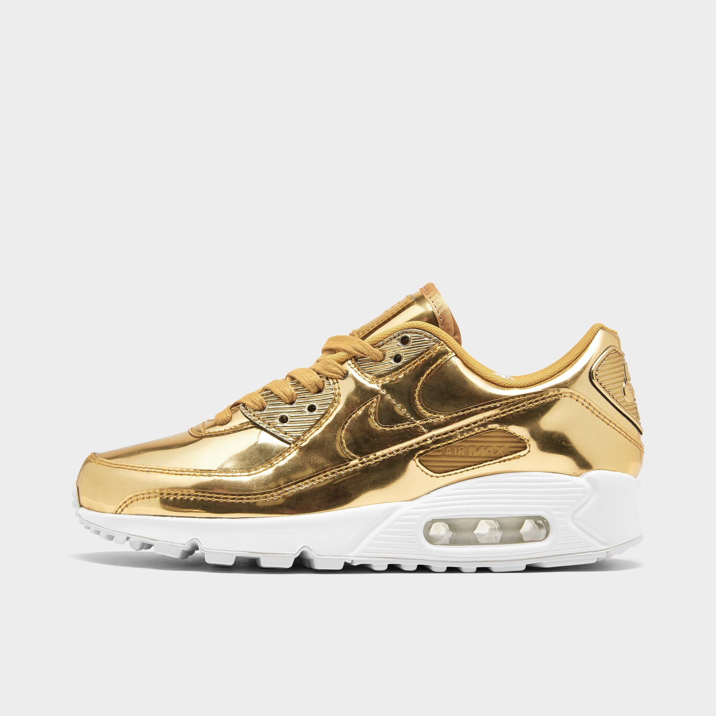 Click here for Nike Womens Air Max 90 SP Casual Shoes in Metallic... prices