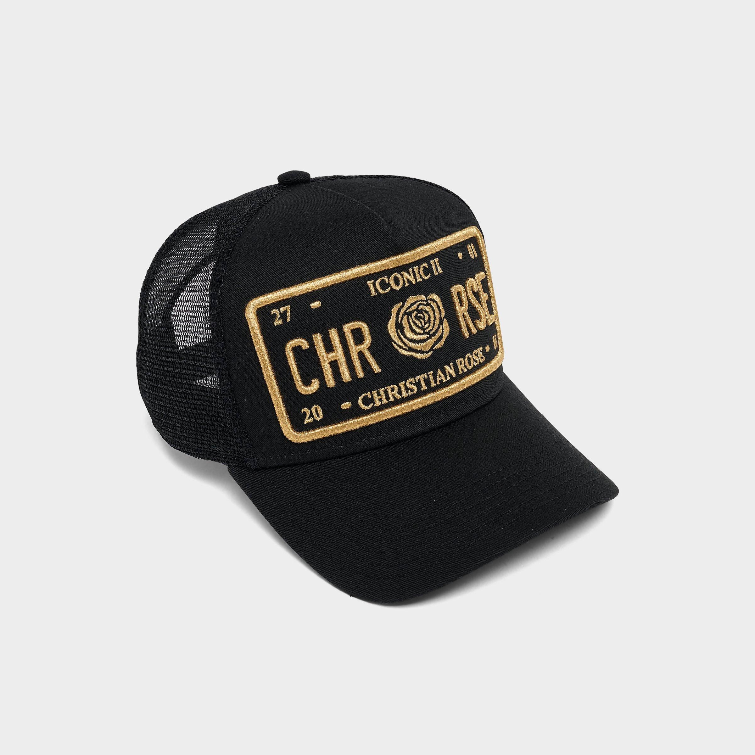 Click here for Christian Rose Iconic II Snapback Trucker Hat in B... prices