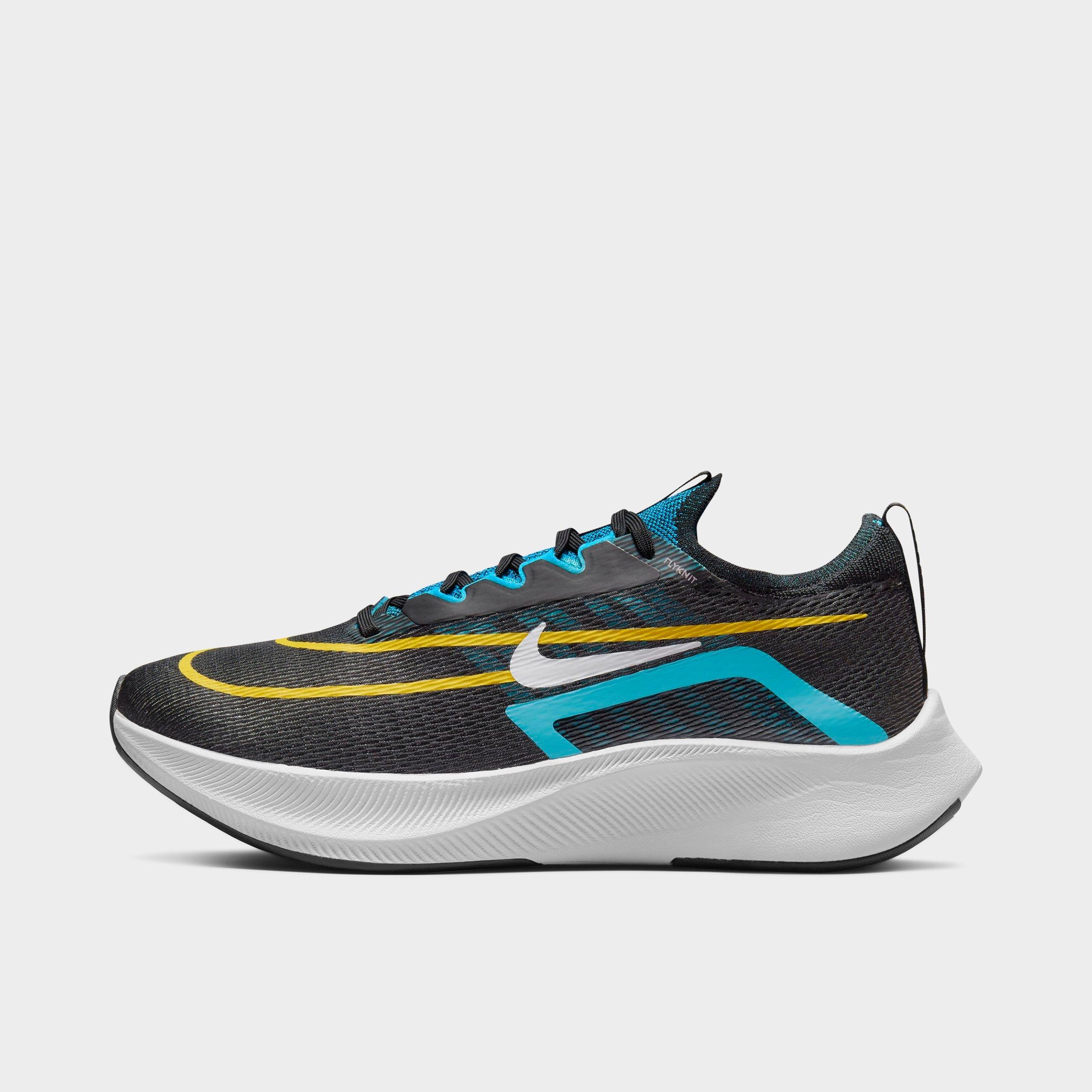 Click here for Nike Mens Zoom Fly 4 Running Shoes in Black/Chlori... prices