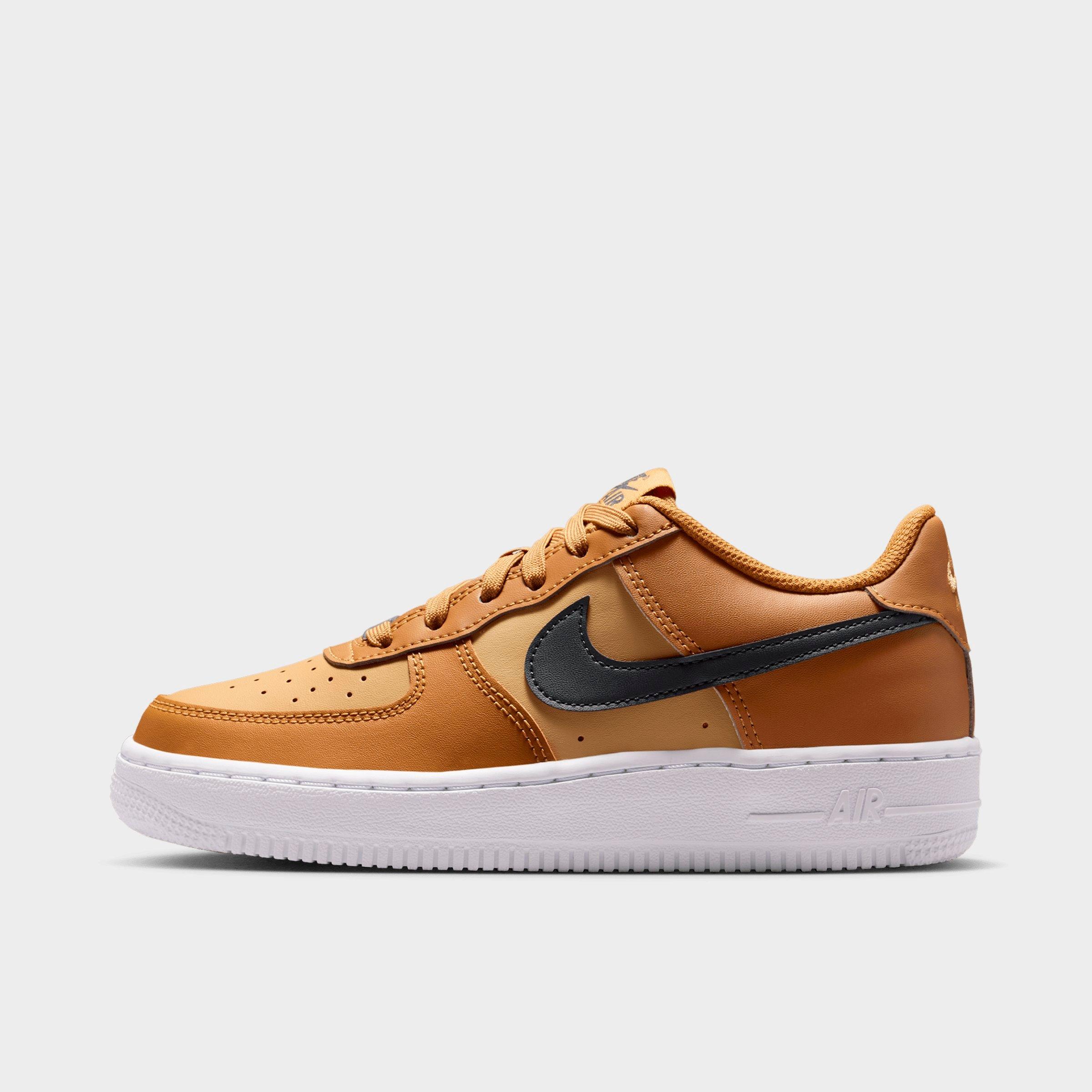 Click here for Nike Big Kids Air Force 1 Low Casual Shoes in Whea... prices