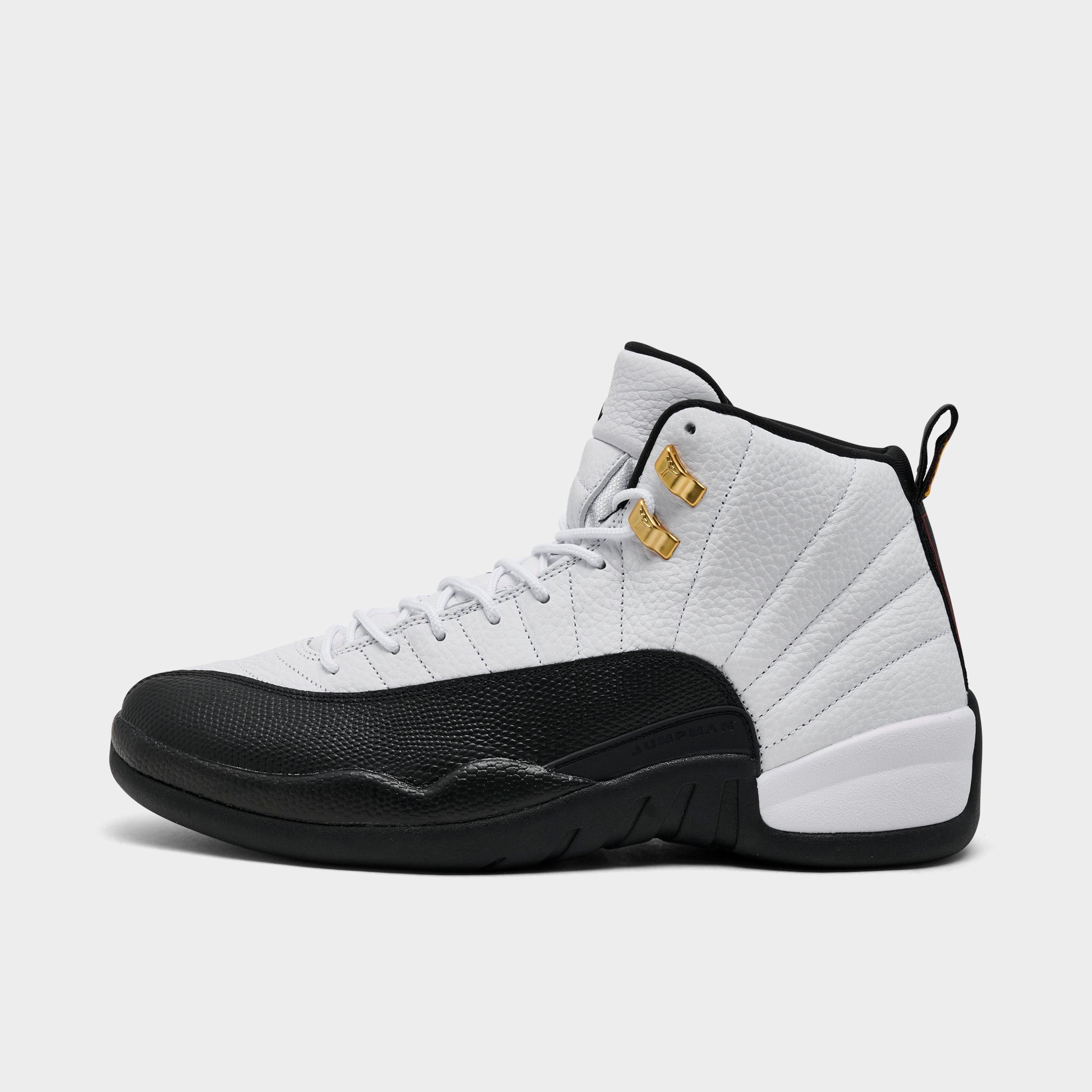 Click here for Jordan Mens Air Retro 12 Basketball Shoes in White... prices