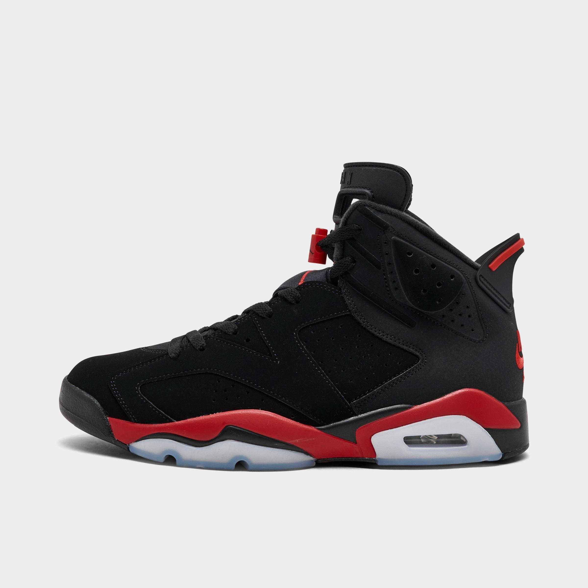 Click here for Jordan Mens Air Retro 6 Basketball Shoes in Black/... prices