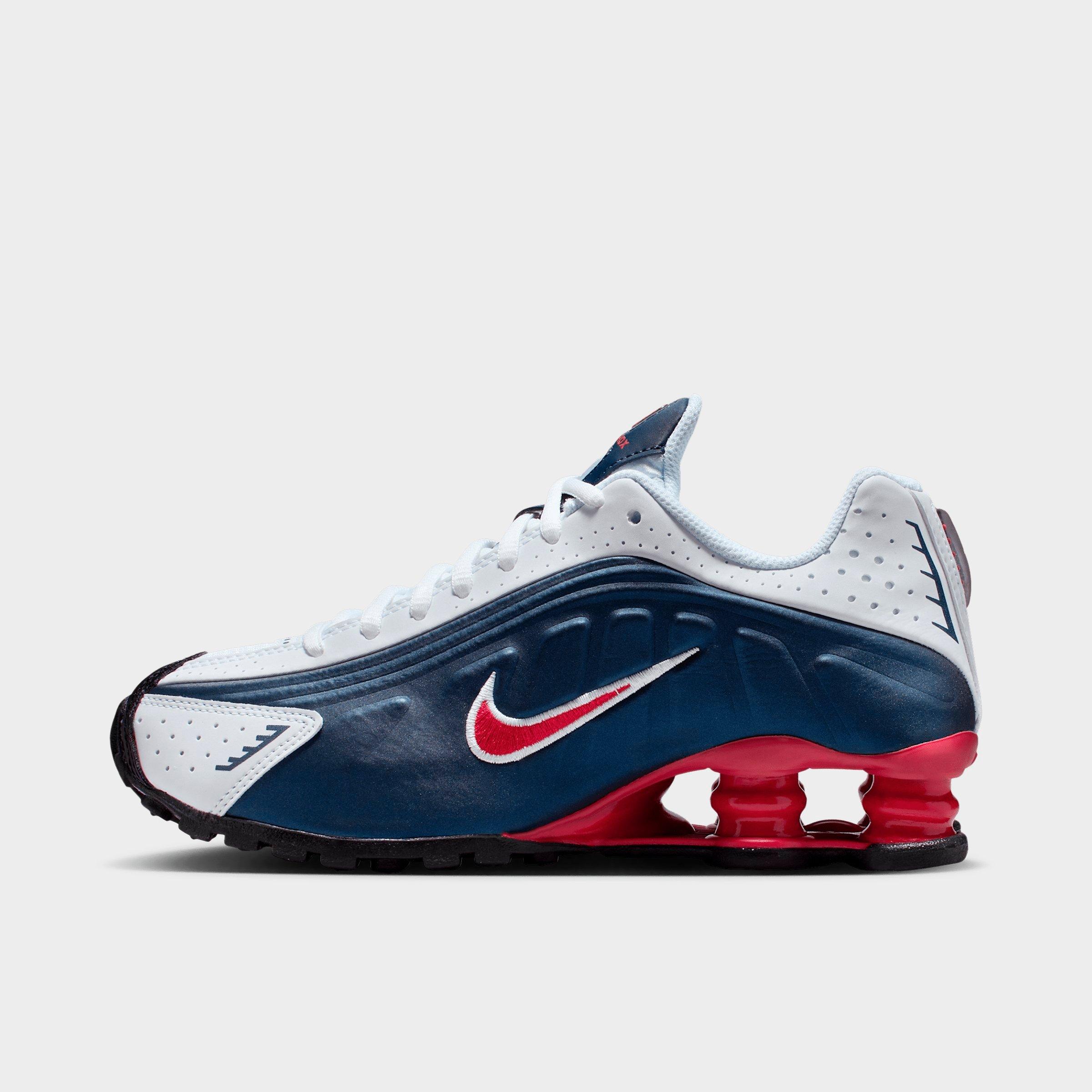 Click here for Nike Big Kids Shox R4 Casual Shoes in Midnight Nav... prices