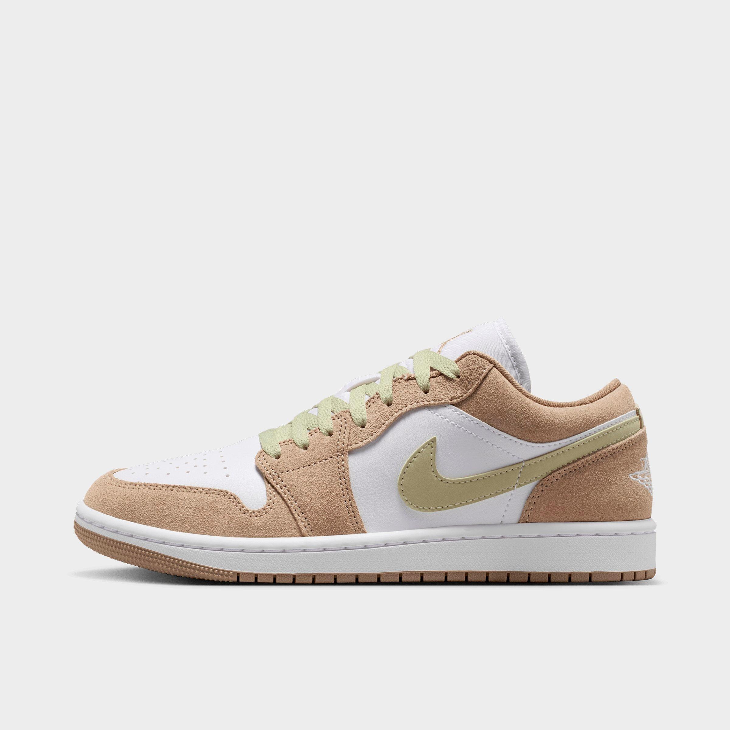 Click here for Jordan Womens Air Retro 1 Low Casual Shoes in Khak... prices