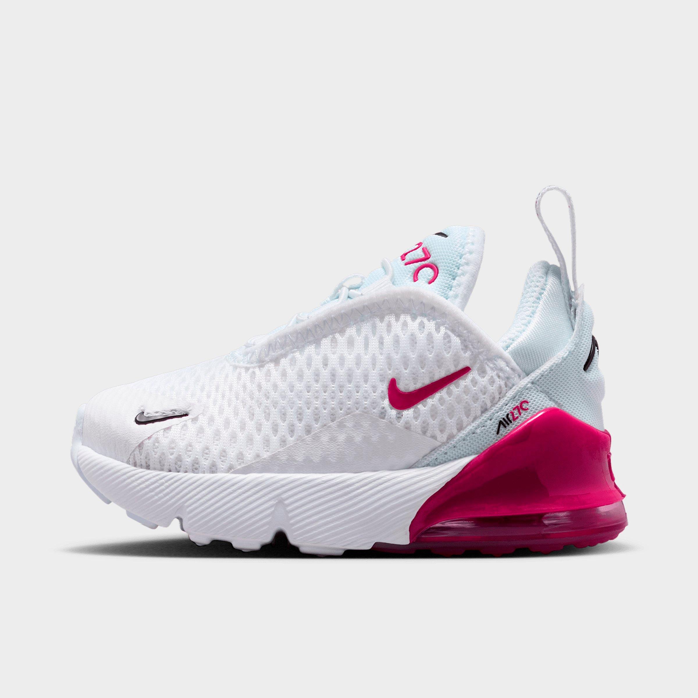 Click here for Nike Kids Toddler Air Max 270 Casual Shoes in Whit... prices