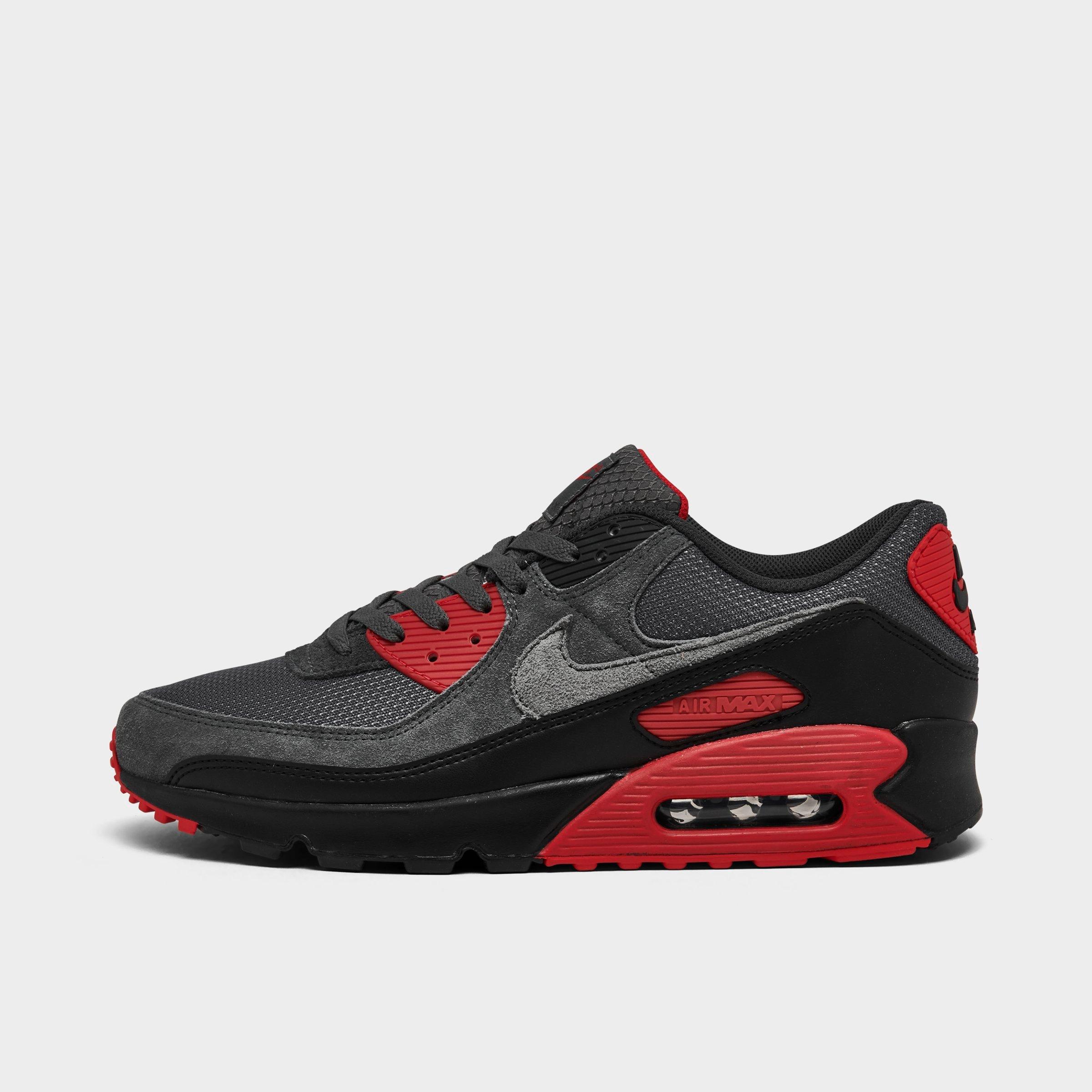 Click here for Nike Mens Air Max 90 Casual Shoes in Black/Iron Gr... prices