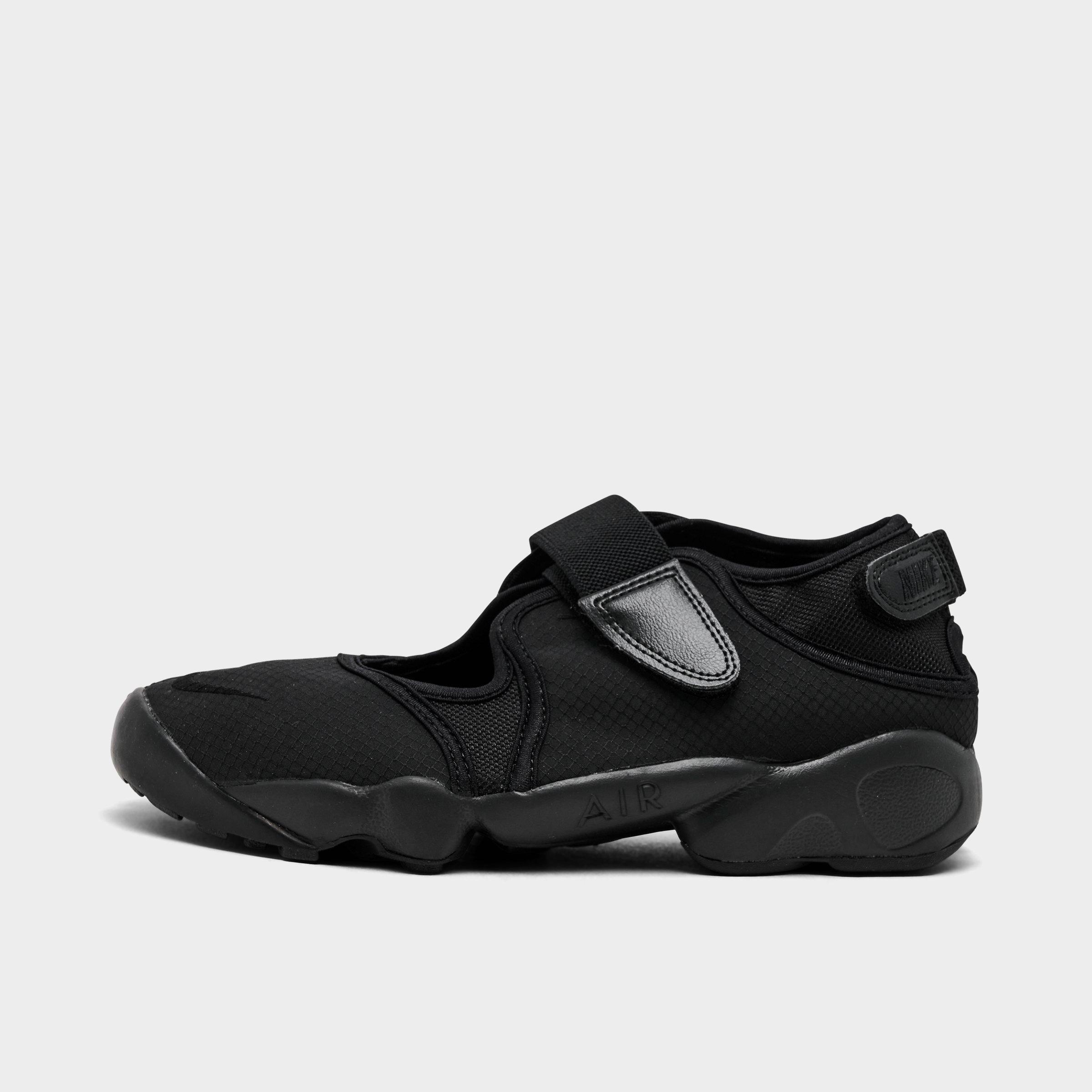 Click here for Nike Womens Air Rift Breathe Casual Shoes in Black... prices
