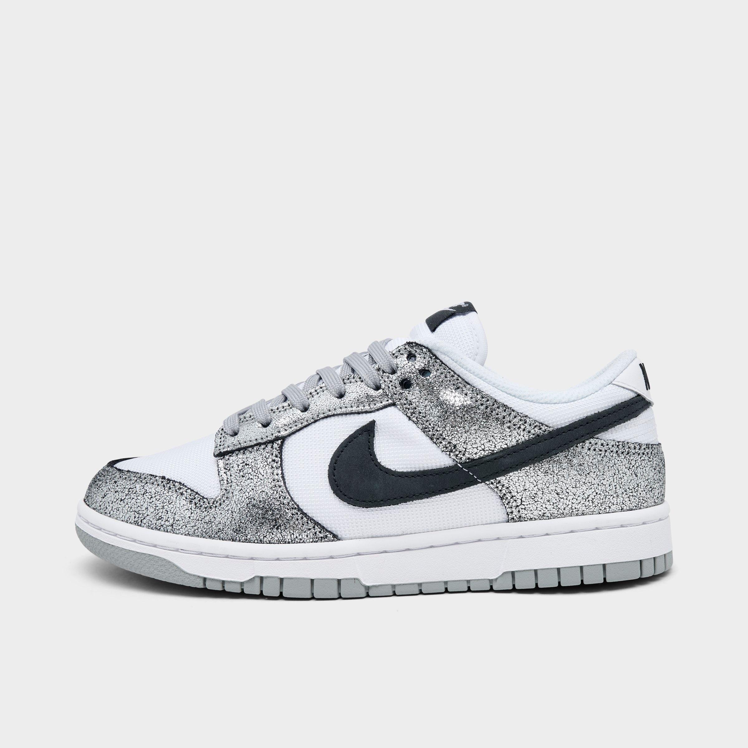 Click here for Nike Womens Dunk Low SE Casual Shoes in Metallic S... prices