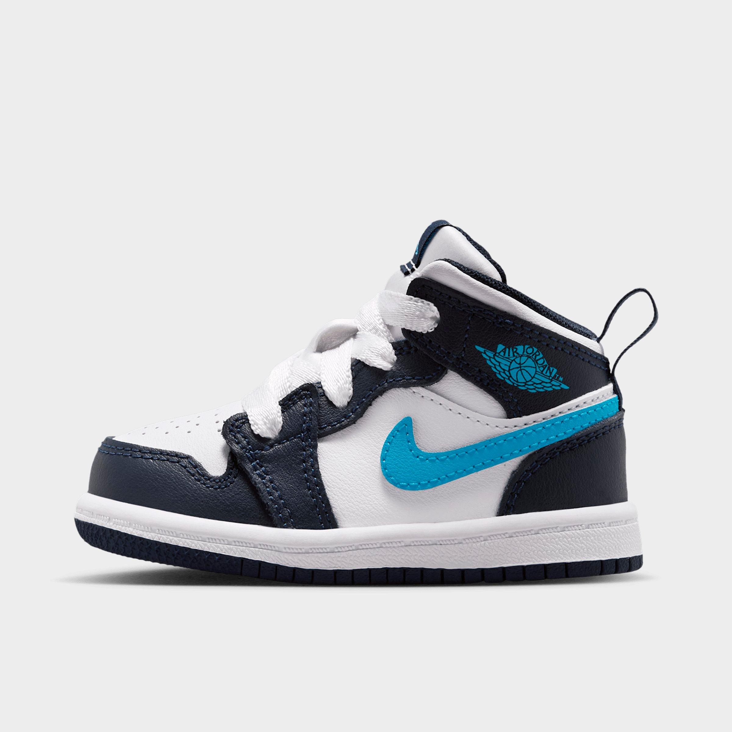 Click here for Jordan Kids Toddler Air Retro 1 Mid Casual Shoes i... prices