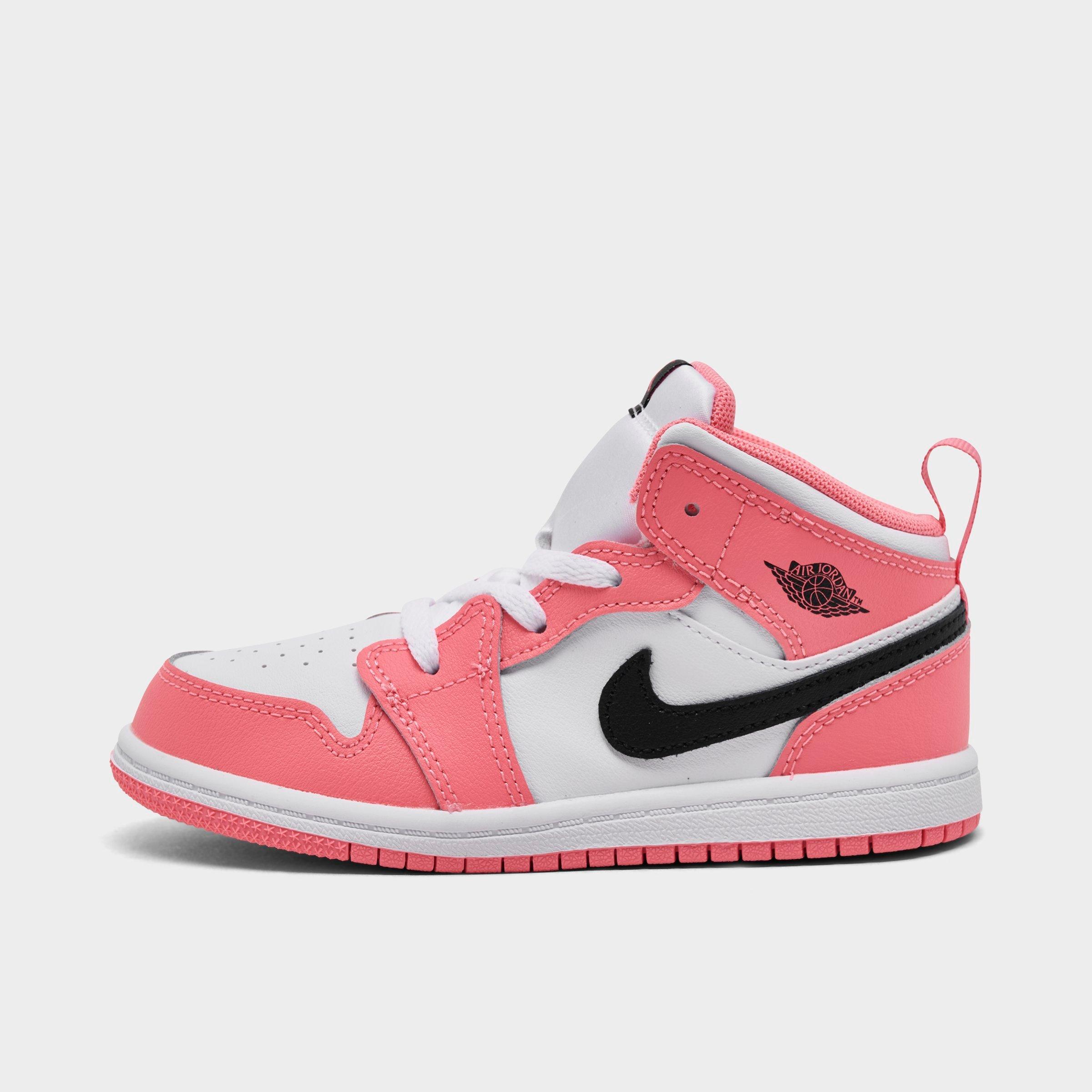 Click here for Jordan Kids Toddler Air Retro 1 Mid Casual Shoes i... prices