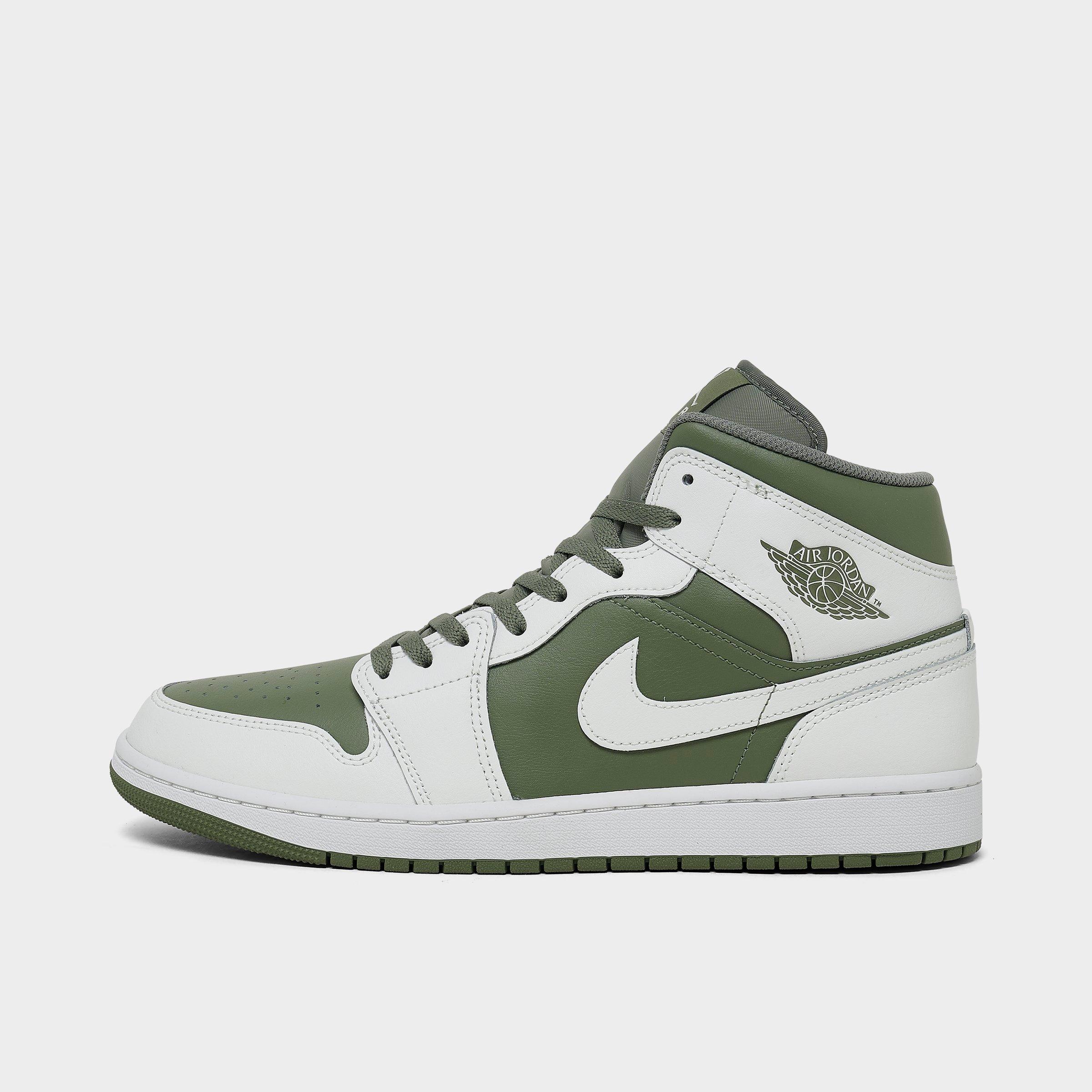 Click here for Jordan Mens Air Retro 1 Mid Casual Shoes in summit... prices