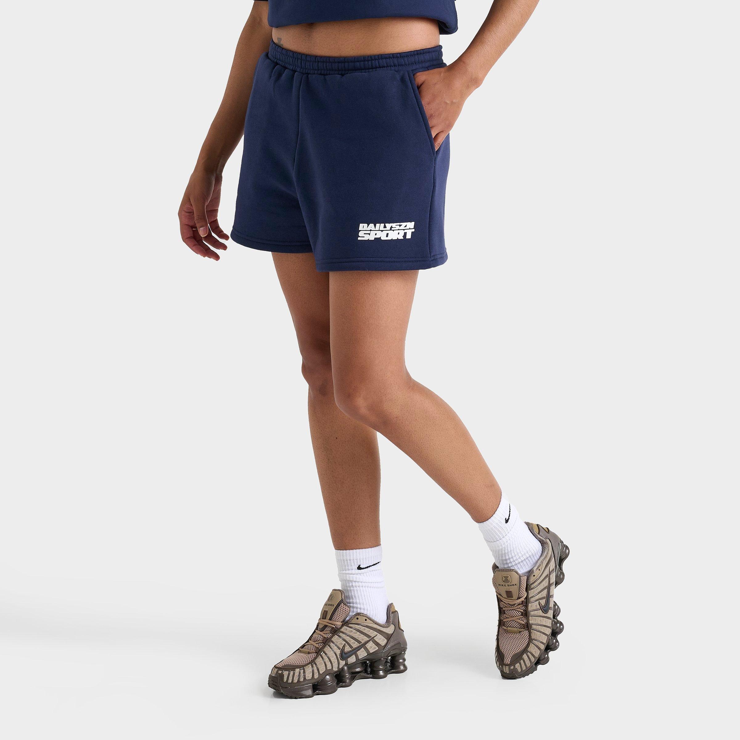 Click here for DAILYSZN Womens Sport Fleece Shorts in Navy Size:... prices