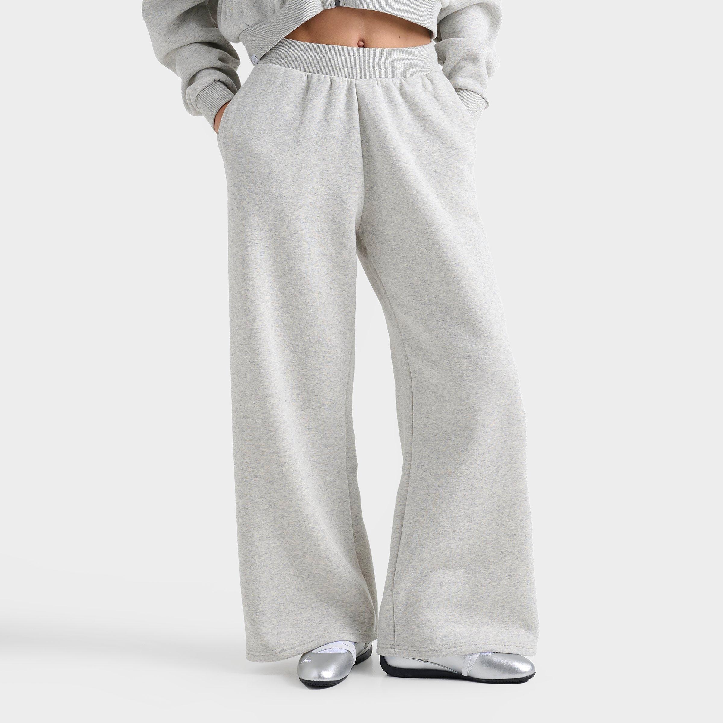 Click here for DAILYSZN Womens Fleece Wide Leg Jogger Pants in Li... prices