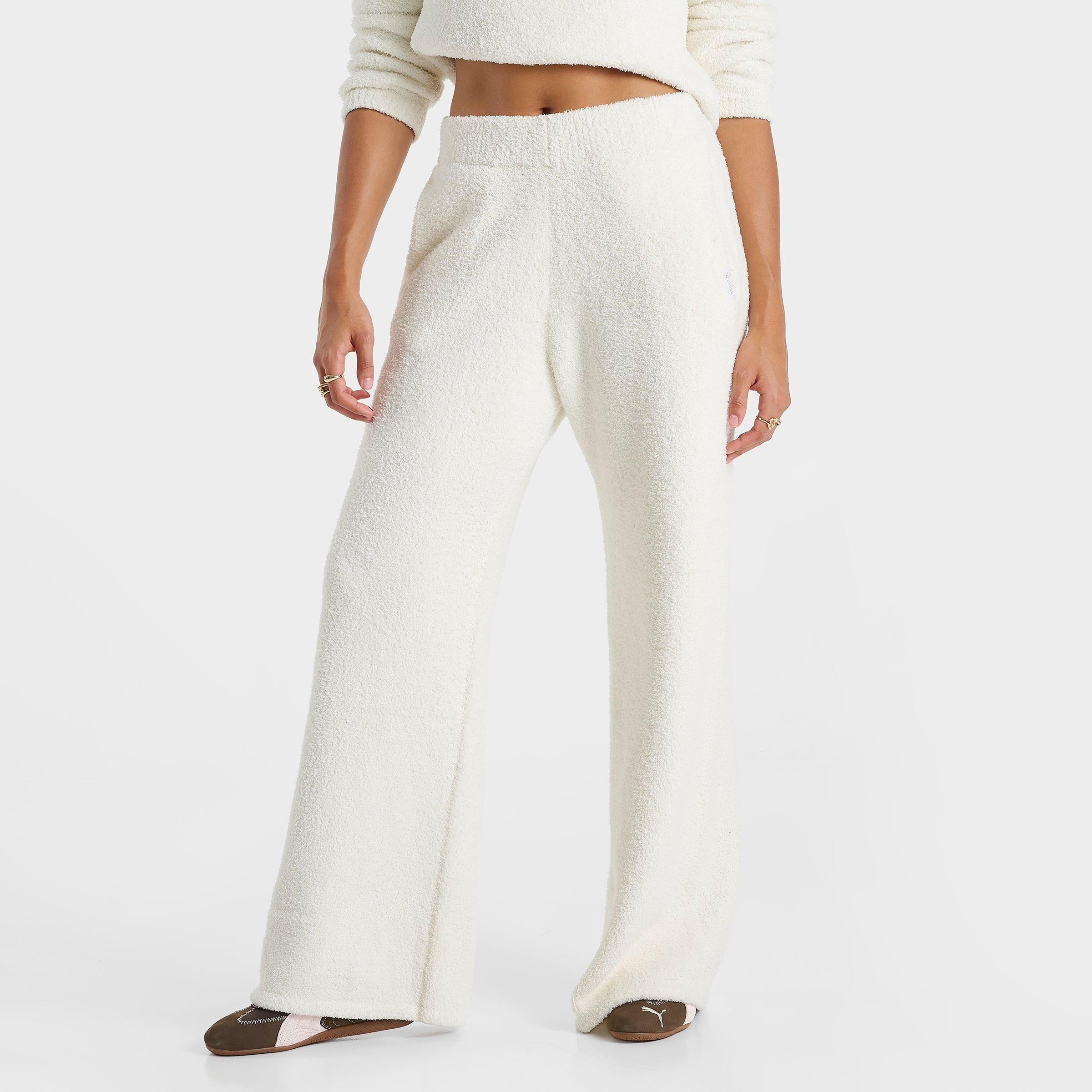 Click here for DAILYSZN Womens Cozy Wide Leg Pants in Cream White... prices